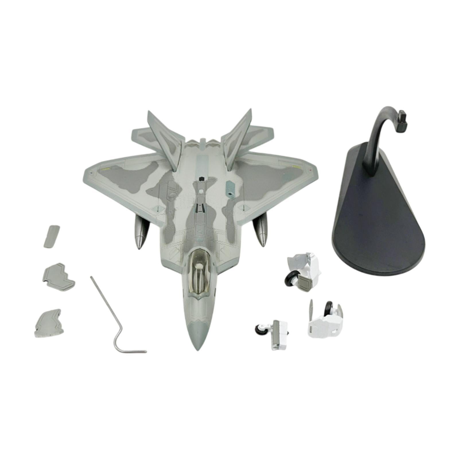 colcolo 1:100 F22 Fighter Aircraft Model Airplane Model for Table Ornament Versatile - Walmart.com