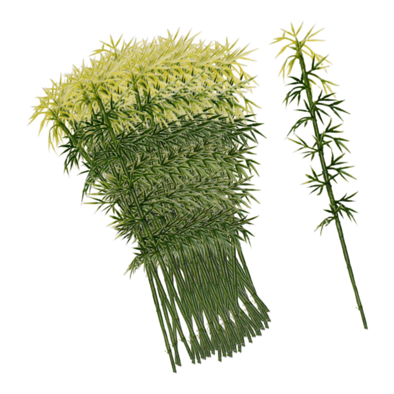 colcolo 100 Pieces Model Miniature Bamboo Trees Artificial Trees for ...