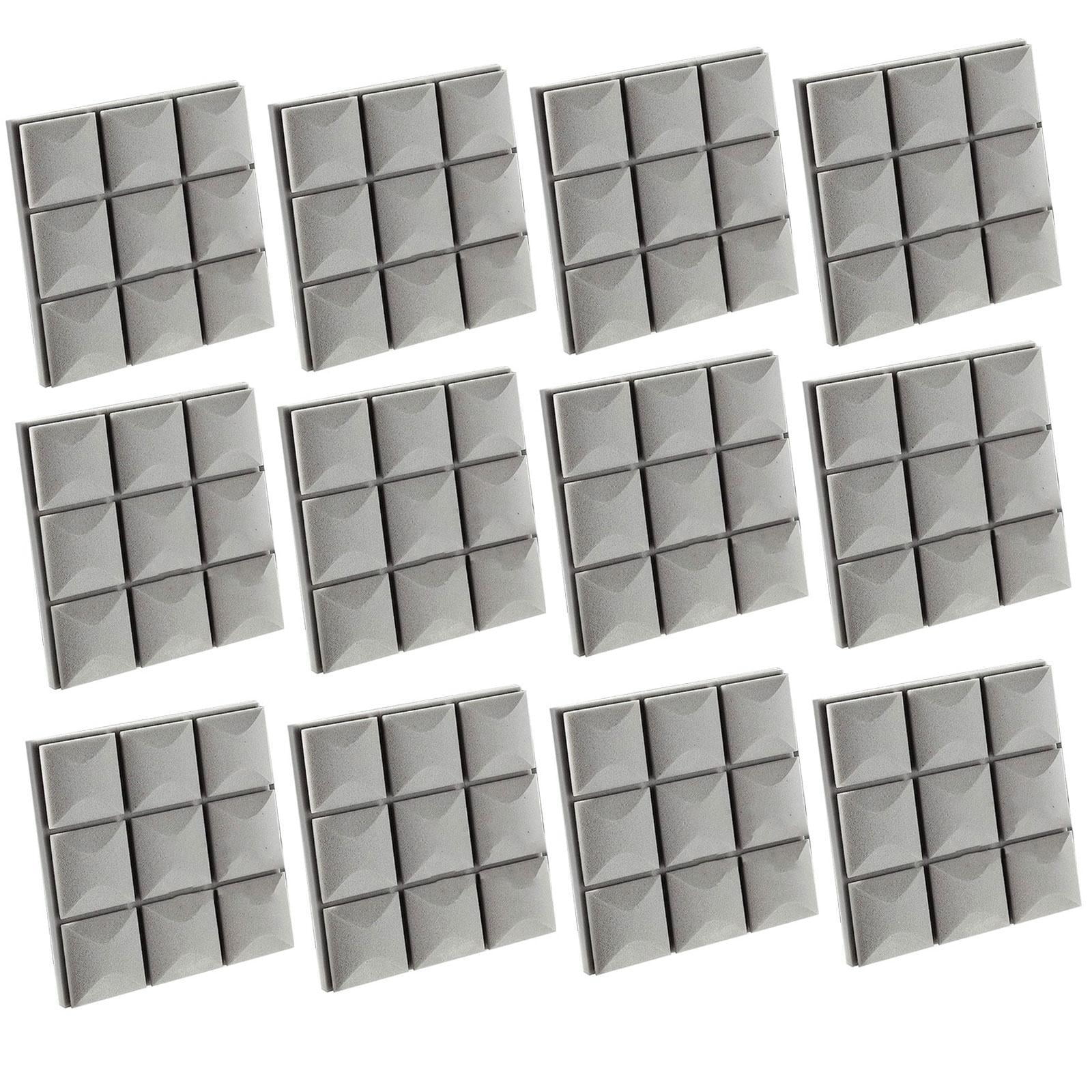 colcolo 12 Pieces Acoustic Panels Accessories Sound Absorbing Foam ...