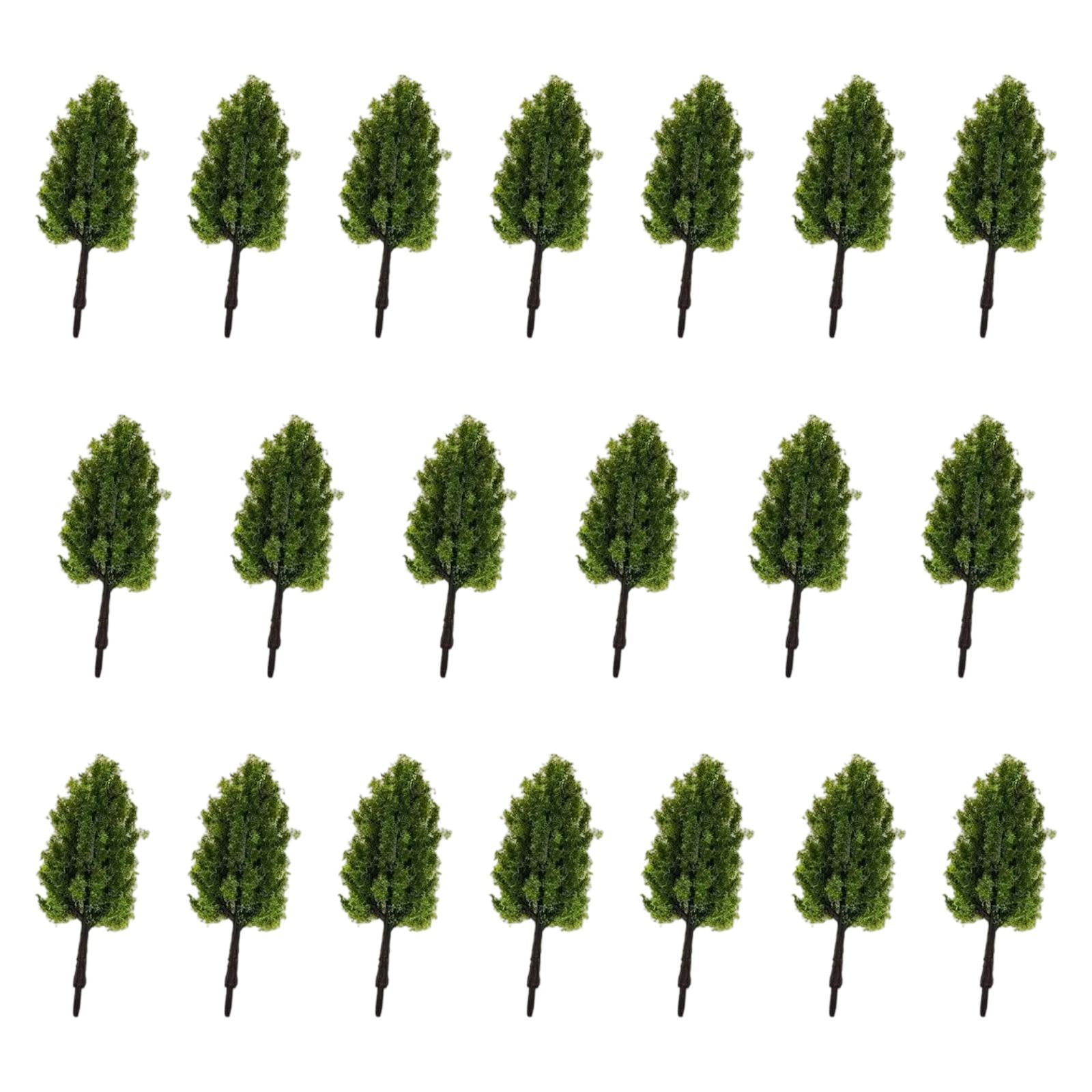 colcolo 20 Pieces Model Trees Layout Miniature Trees for Sand Table ...
