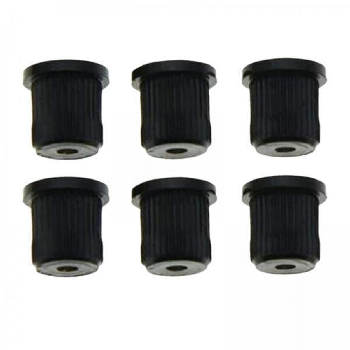 colcolo 3x6 Pieces Iron Guitar Through Body String Ferrules Replacement ...