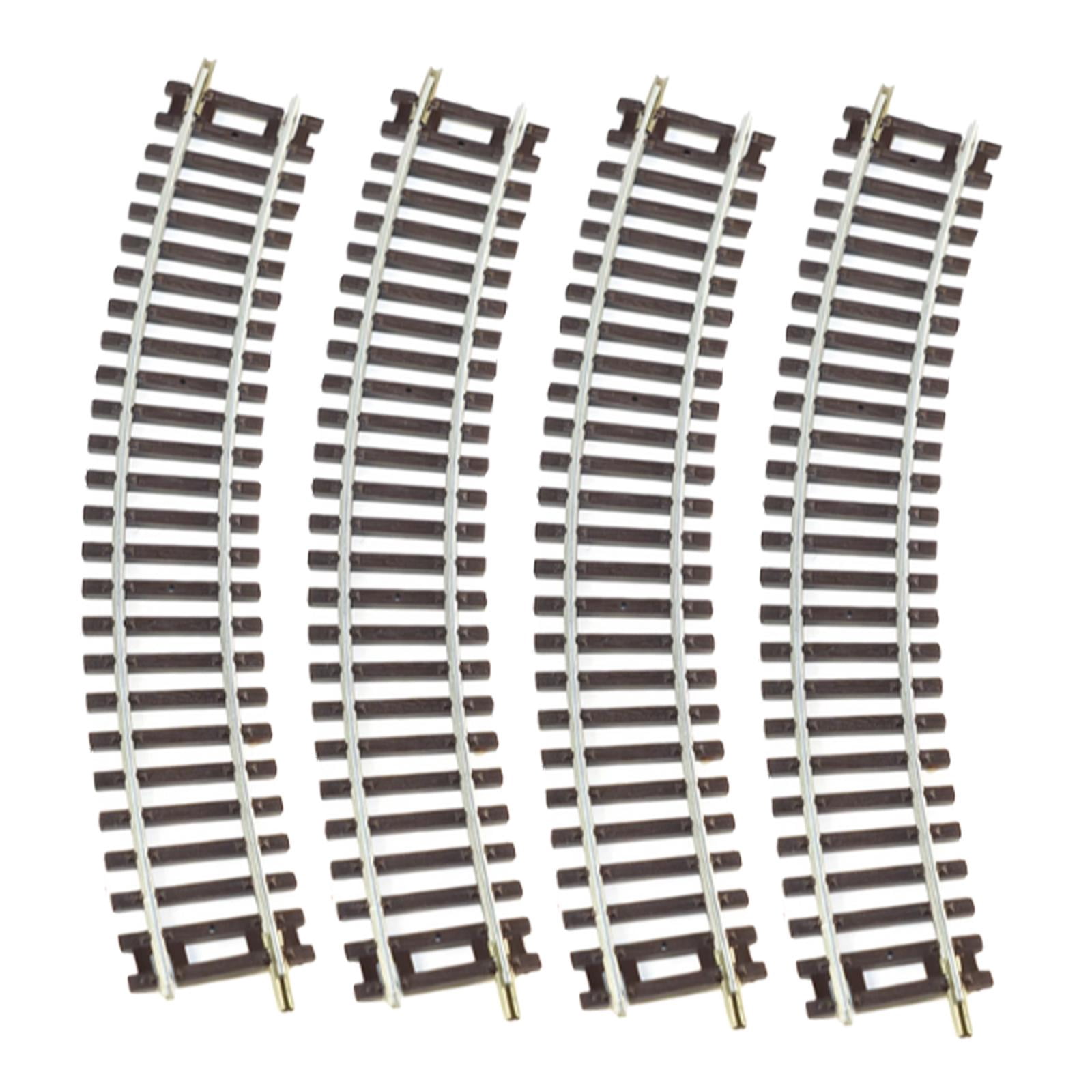 colcolo 4 Pieces HO Scale Track Game Model Train Track for 1:87 ...