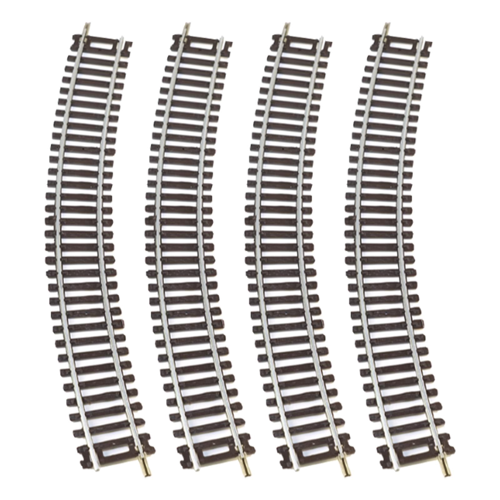 colcolo 4 Pieces HO Scale Track Game Model Train Track for 1:87 ...