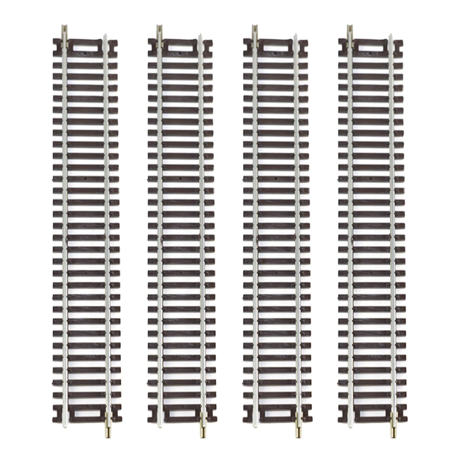 colcolo 4 Pieces HO Scale Track Game Model Train Track for 1:87 ...