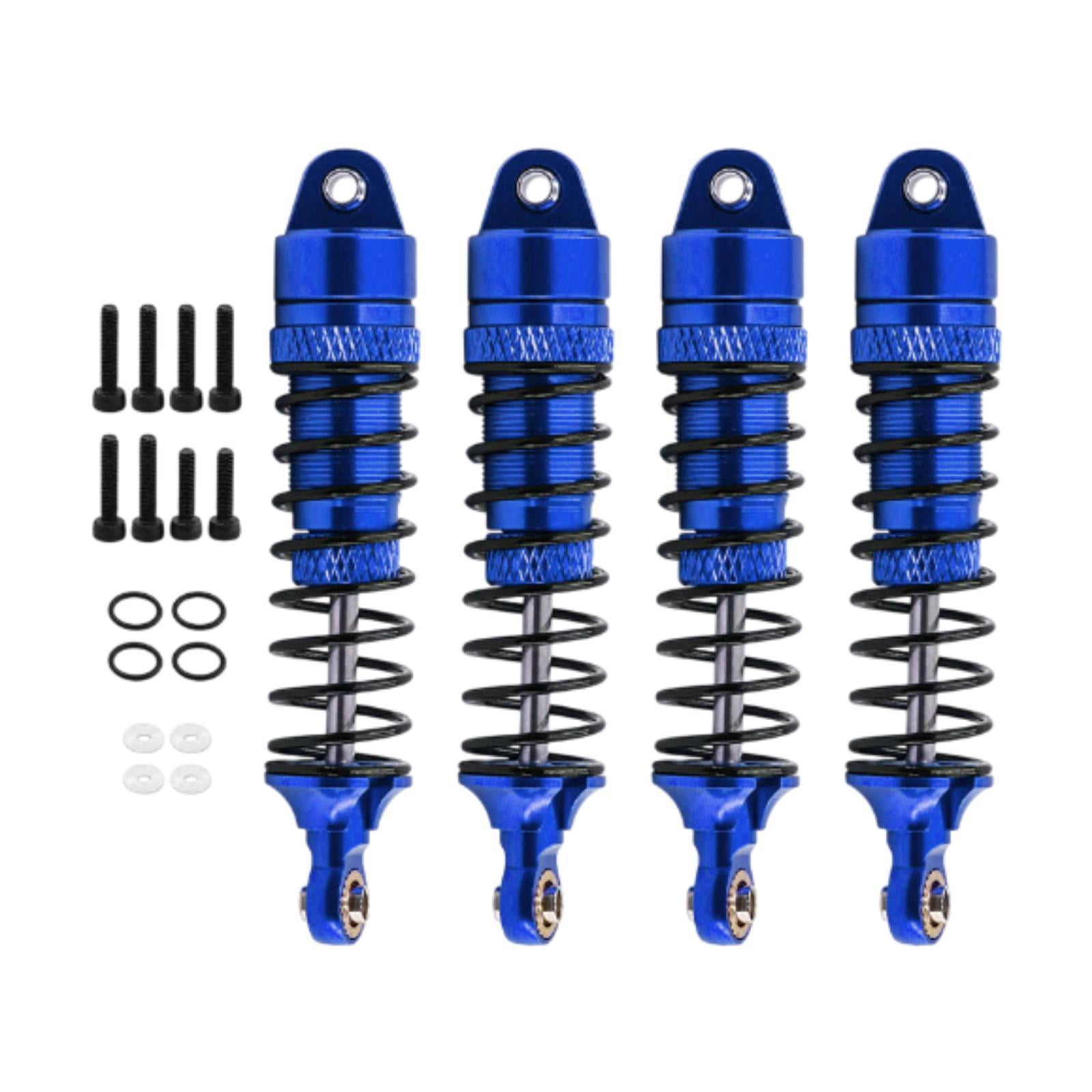 colcolo 4 Pieces RC Car Shock Absorbers Metal Shock Absorbers for 7665 ...