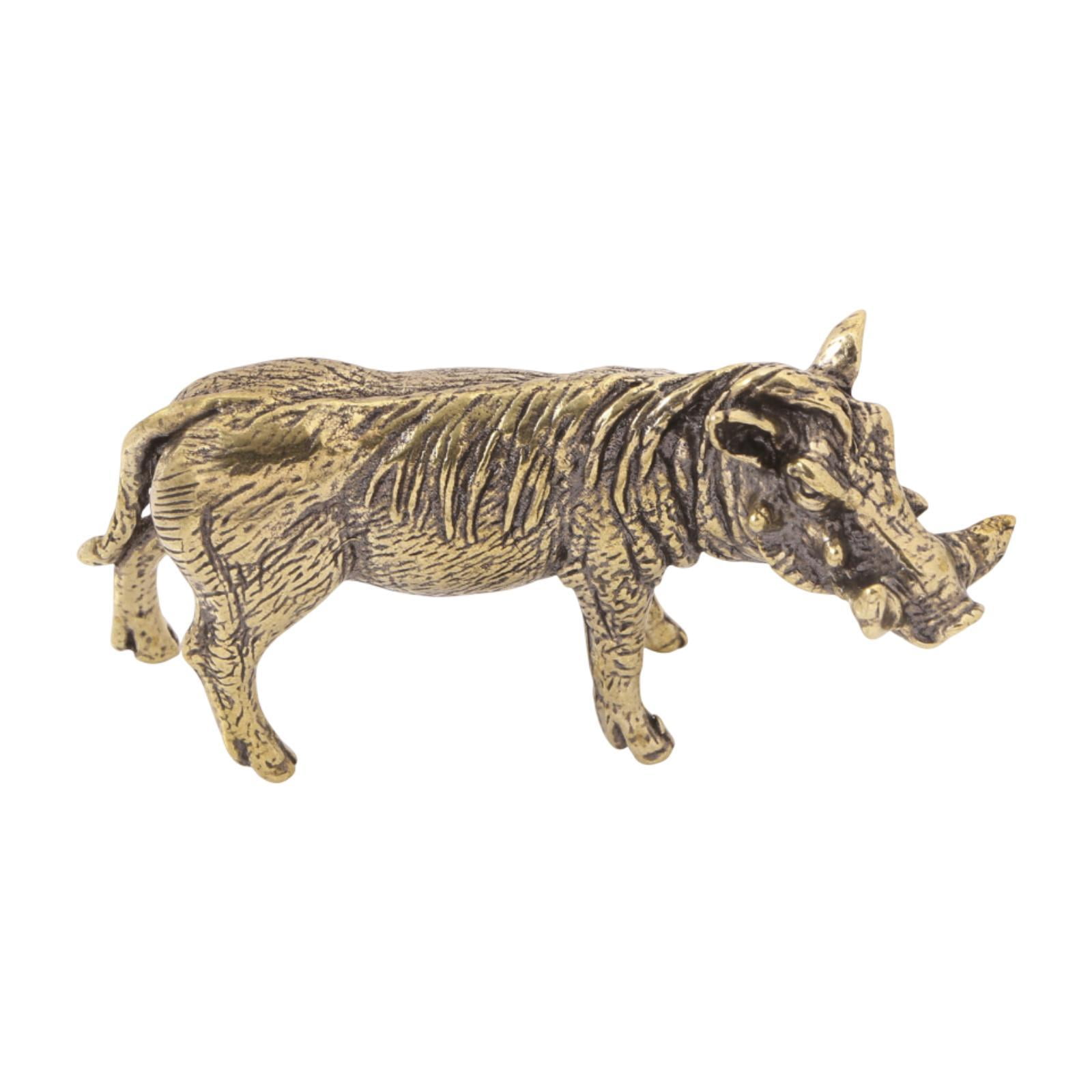 colcolo Boar Figurine Handmade Vintage Pig Sculpture for Living Room ...