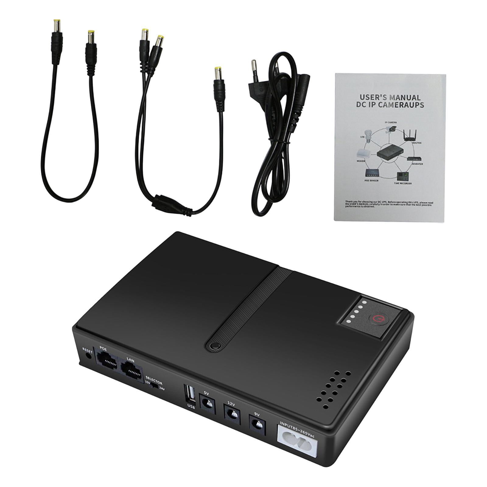 colcolo Mini Ups Battery Backup 5V 9V 12V for Routers Attendance ...