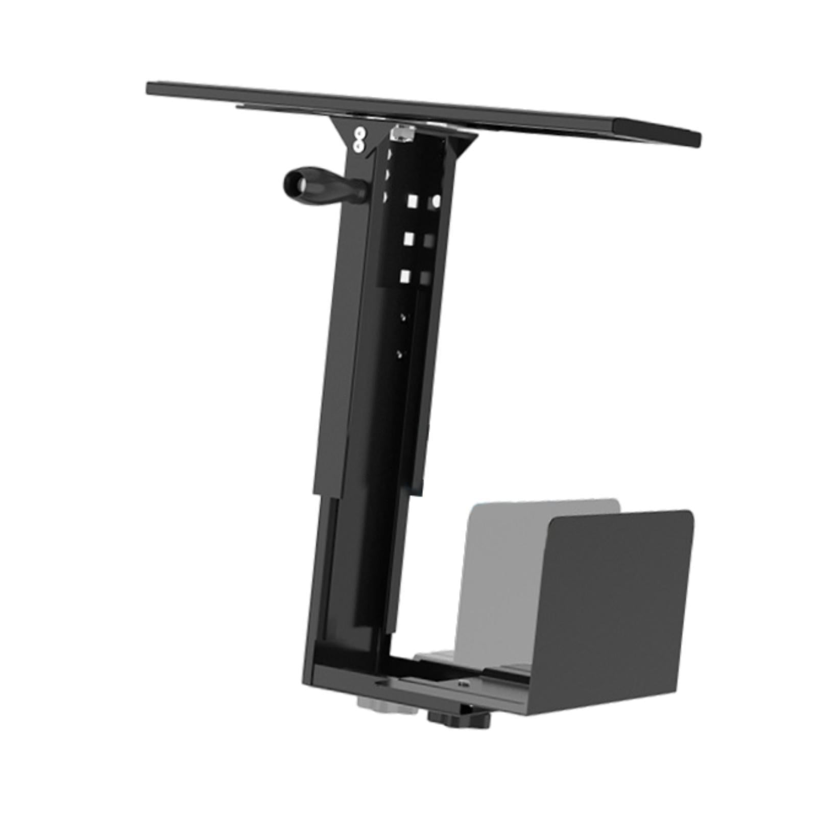 colcolo PC CPU Under Desk Mount Bracket 360 Degree Swivel Accessory ...