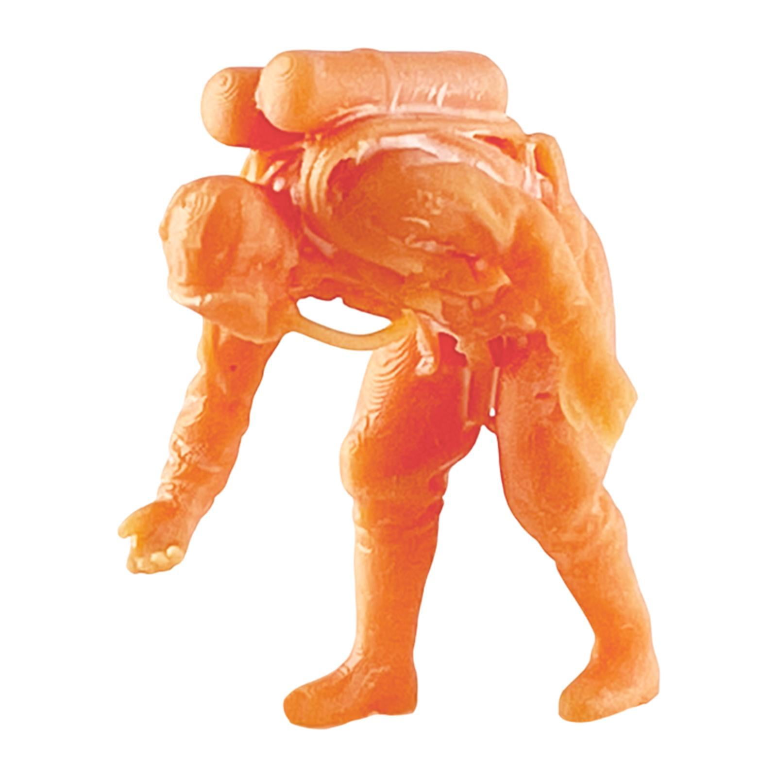 colcolo Resin 1/64 Scale Figures Firefighter Figurine Photography Prop ...