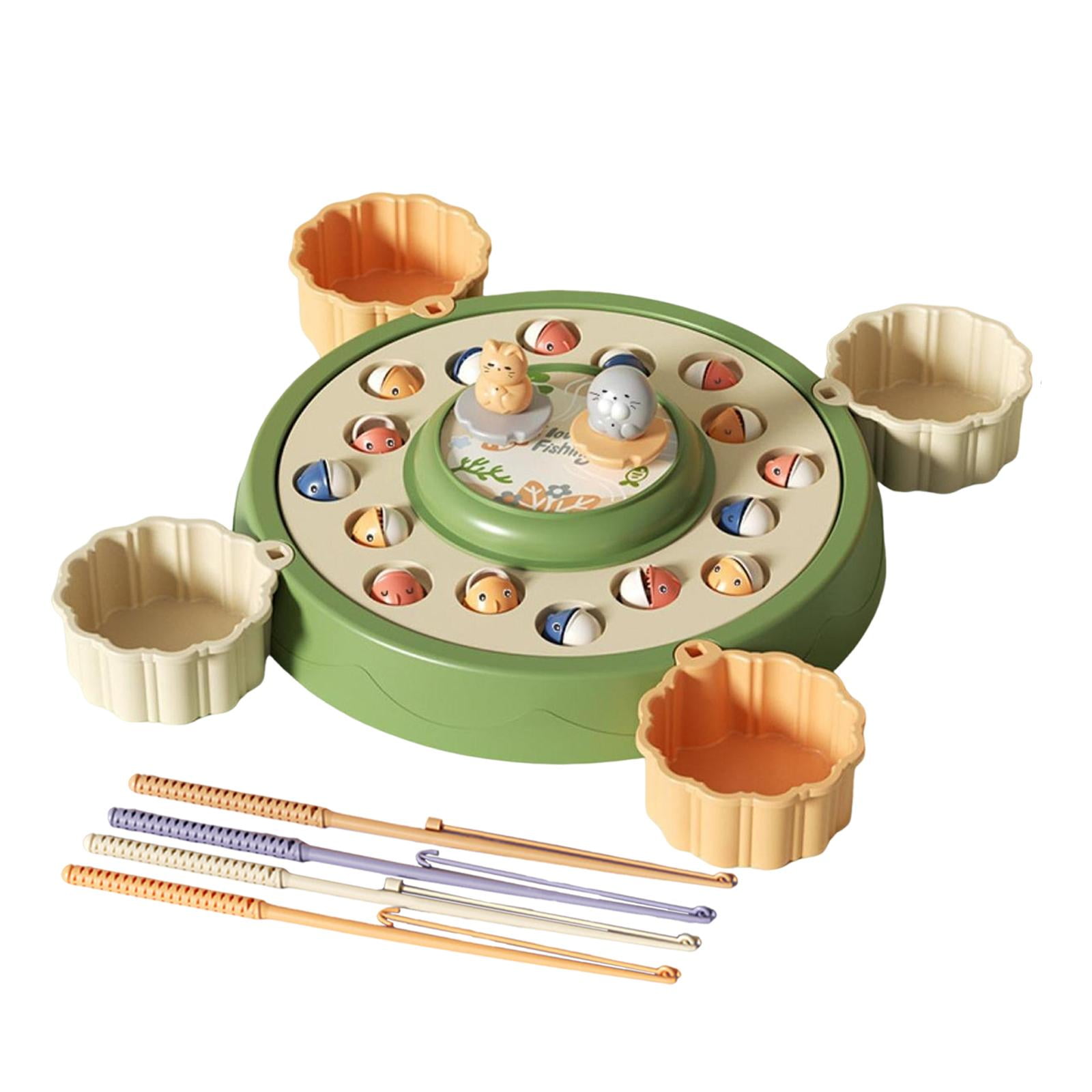 colcolo Rotating Fishing Game Multicolor Board Game for Birthday Gift ...