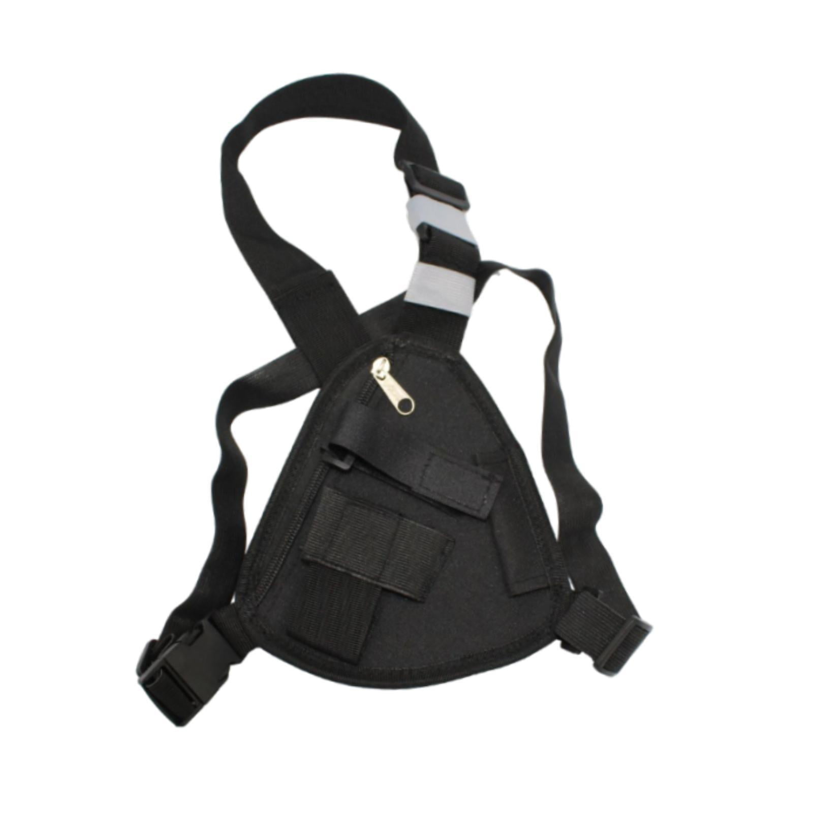 colcolo Two Chest Pack Harness Two Pouch Bag for Hiking Climbing Black ...