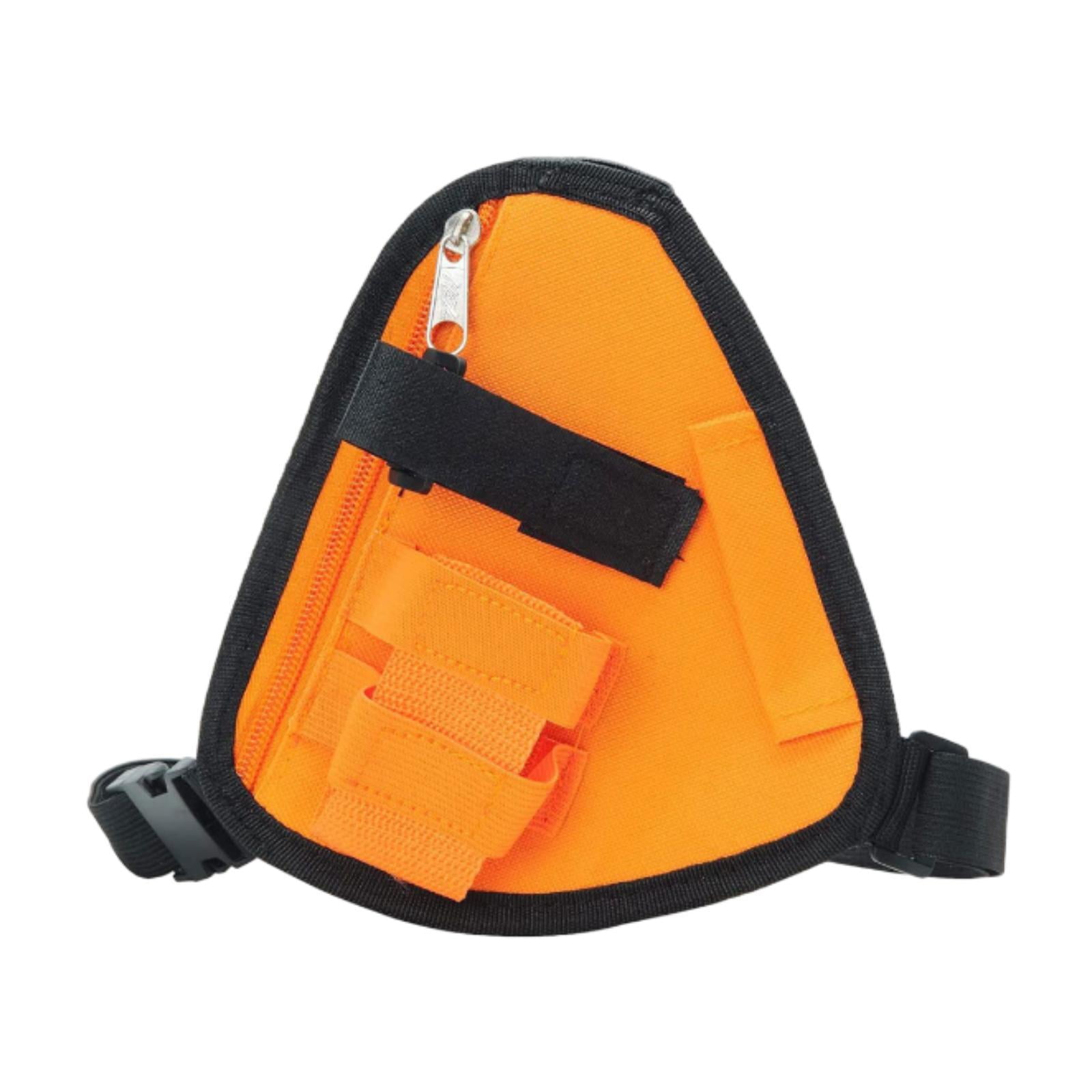 colcolo Two Chest Pack Harness Two Pouch Bag for Hiking Climbing Orange ...