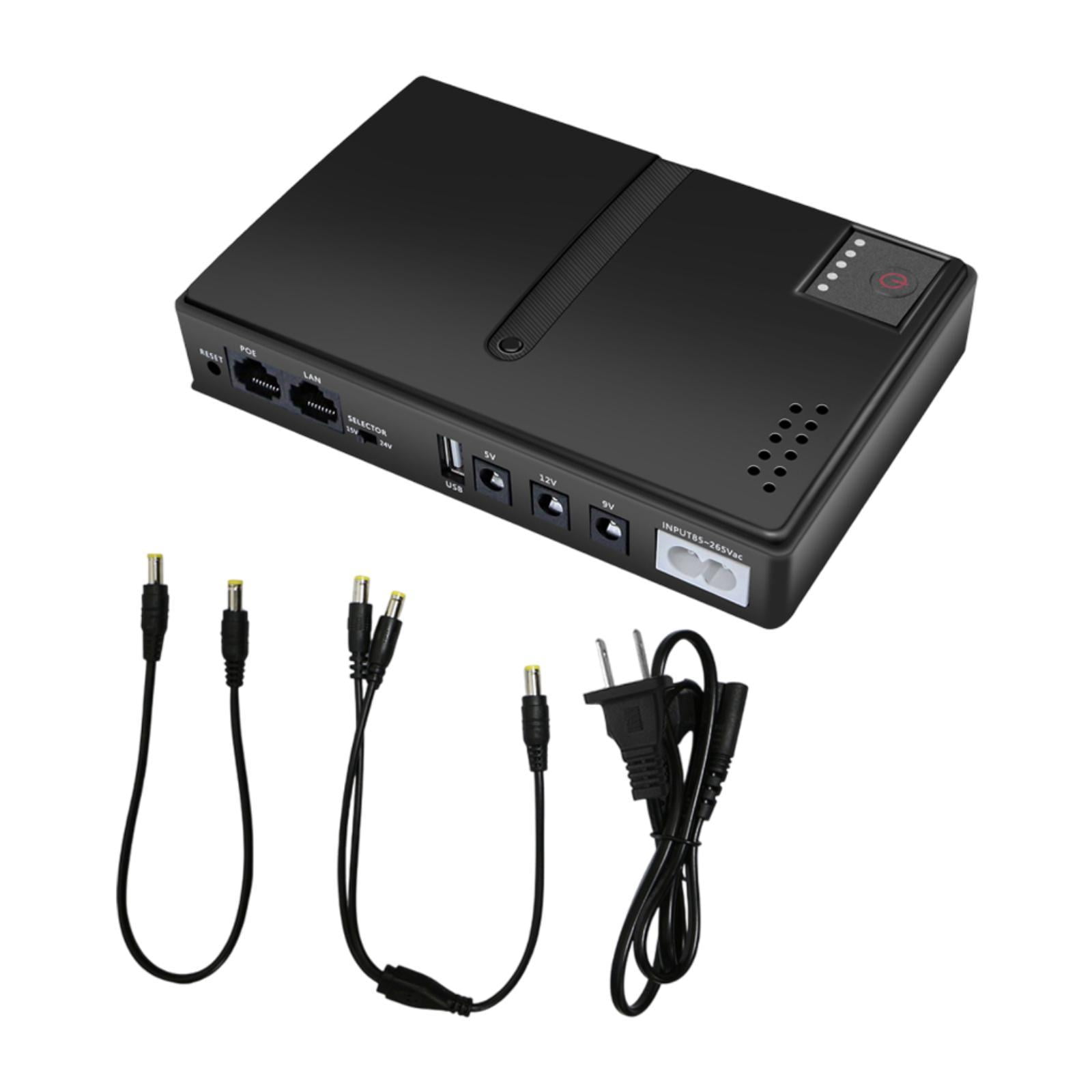 colcolo Uninterruptible Power Supply Black Ups Backup Power Adapter for ...