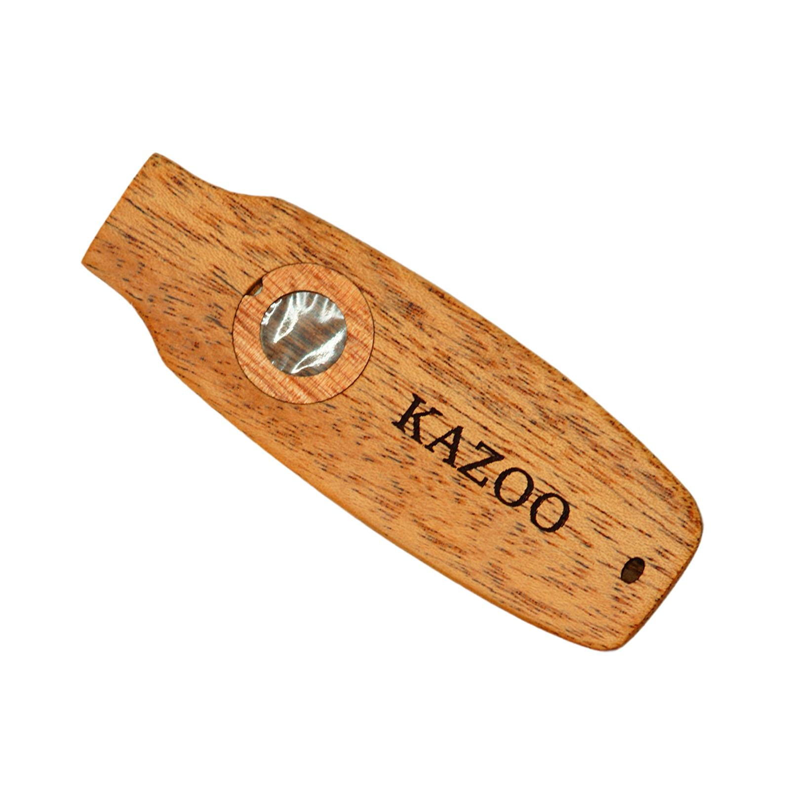 colcolo Wooden Kazoo Funny Musical Toy Wind Instrument for Enthusiasts ...