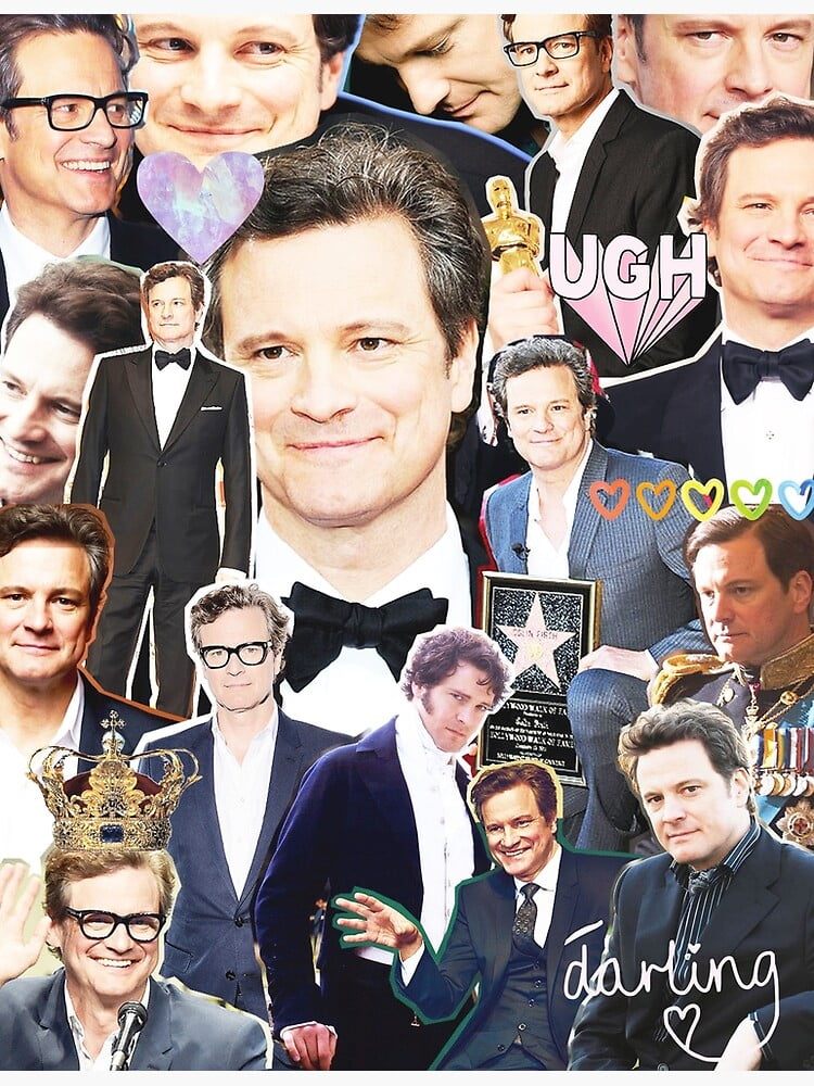 colin firth collage Canvas Poster Decor Landscape Office Room Decor ...