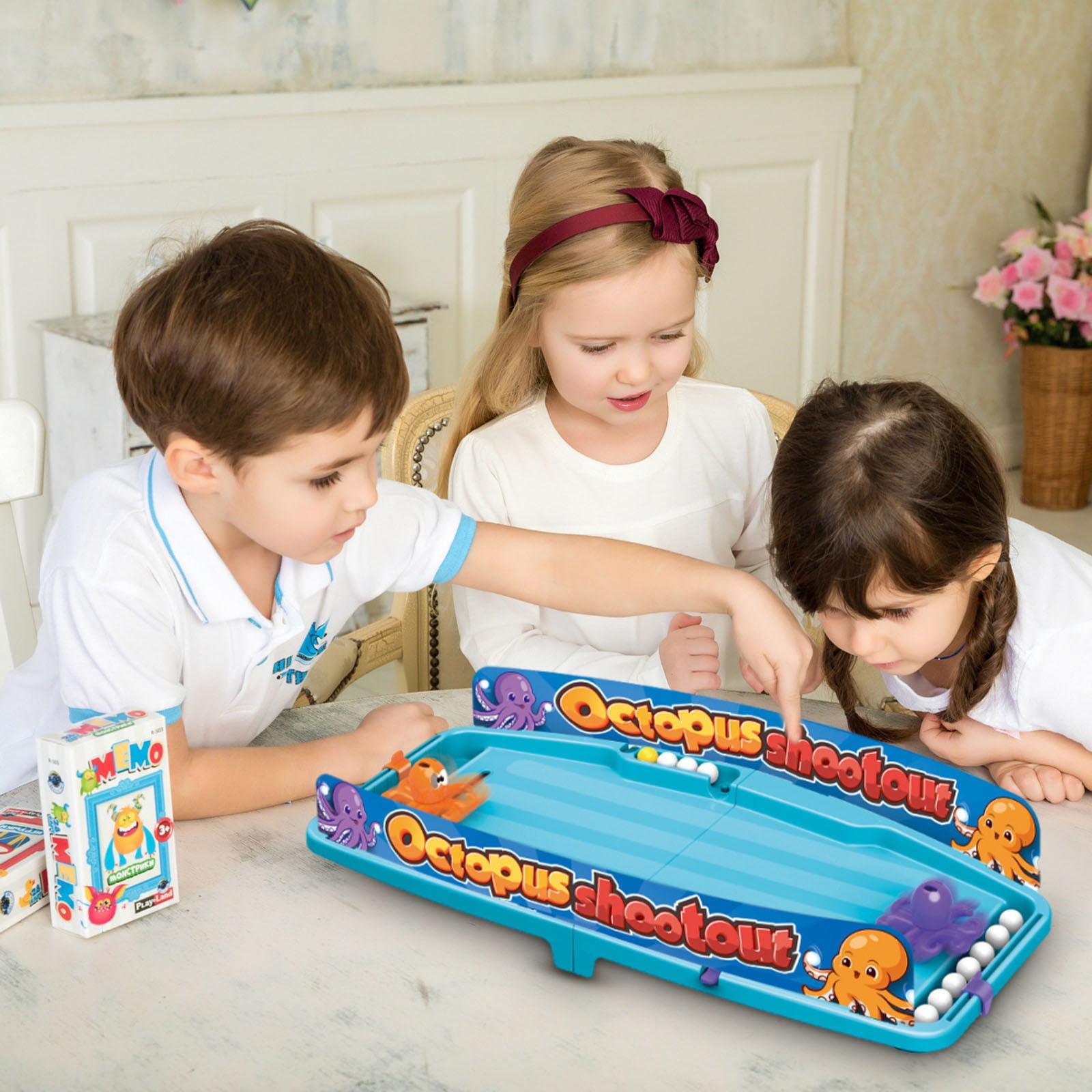 color Childrens Duel Catapult Crazy Interactive Family Board Game Puzzle Toy Abs Material Safe ...