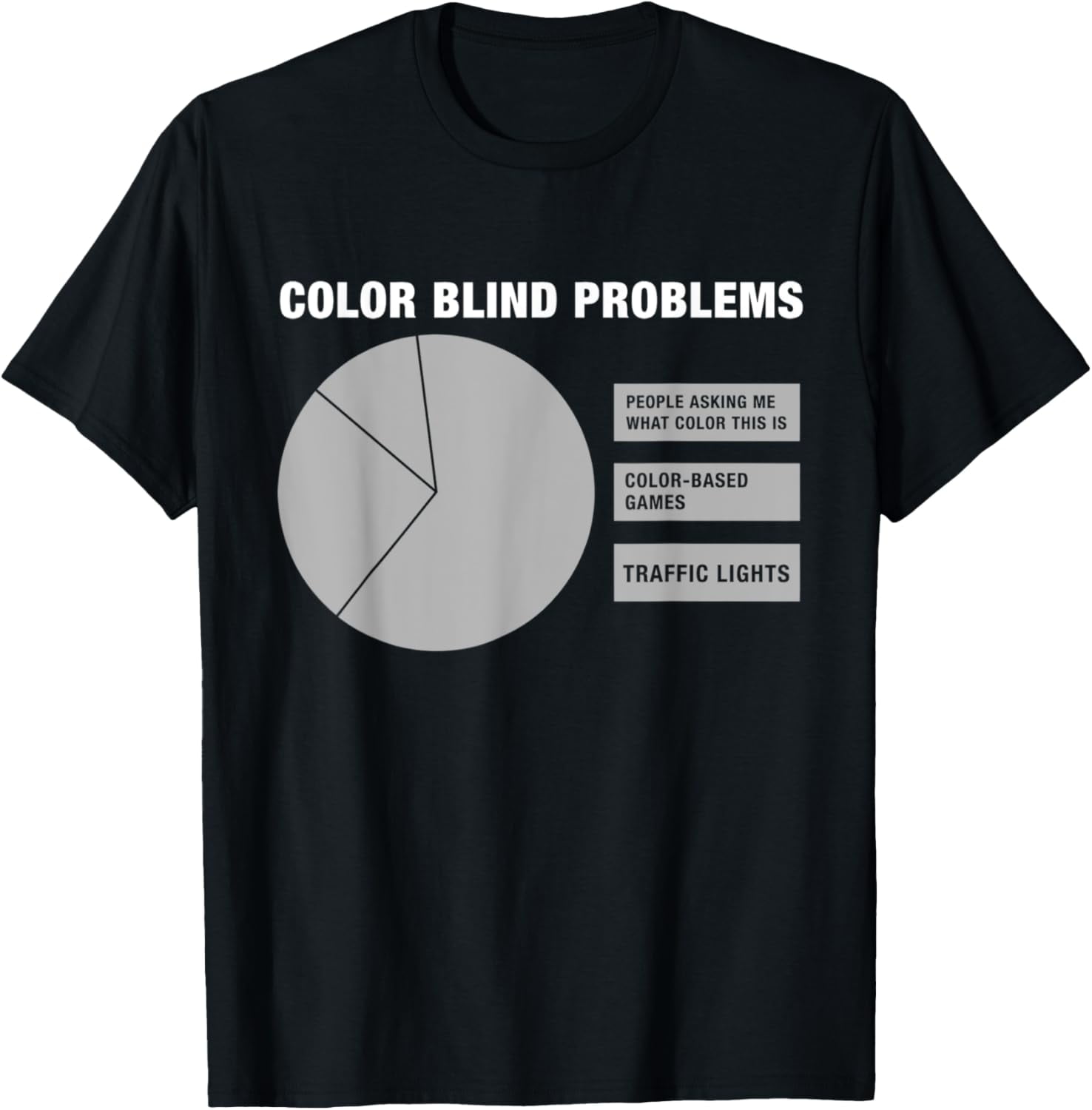 color blind COLOR BLIND PROBLEMS T-Shirt - Walmart.com