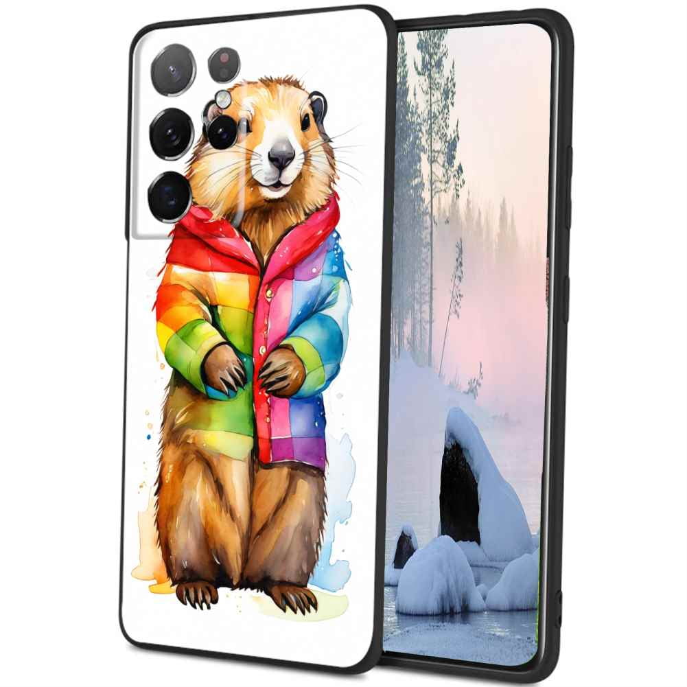 colorful-Marmot-314 phone case for Samsung Galaxy S23 Ultra for Women Men Gifts,Soft silicone ...