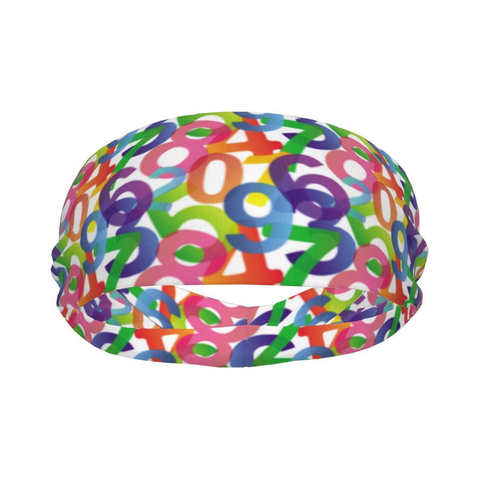 colorful Math number Sweat Bands Headbands for Women Men - Moisture ...
