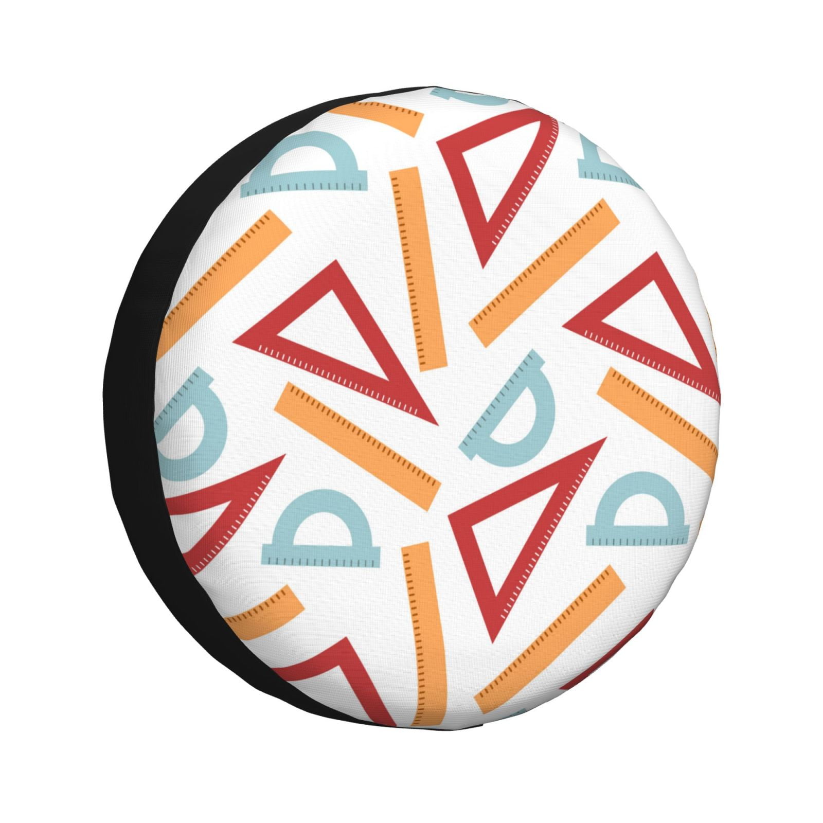 colorful Math ruler Print Spare Tire Cover for Trailer Camper RV Truck ...