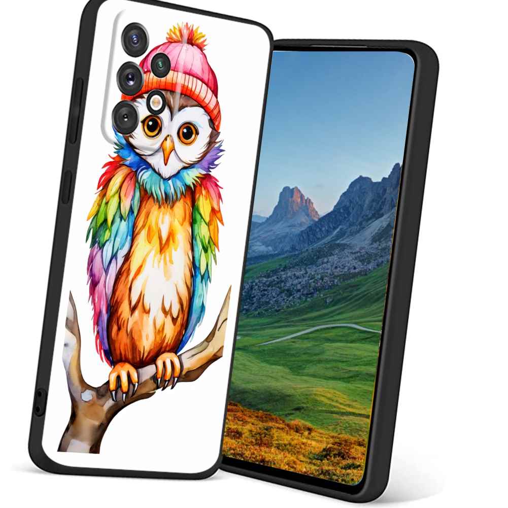 colorful-Owl-Monkey Phone Case, Designed for Samsung Galaxy A72 5G Case ...