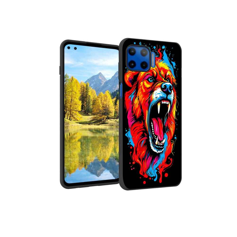 colorful-Red-Howler-413 phone case for Moto One 5G UW for Women Men ...