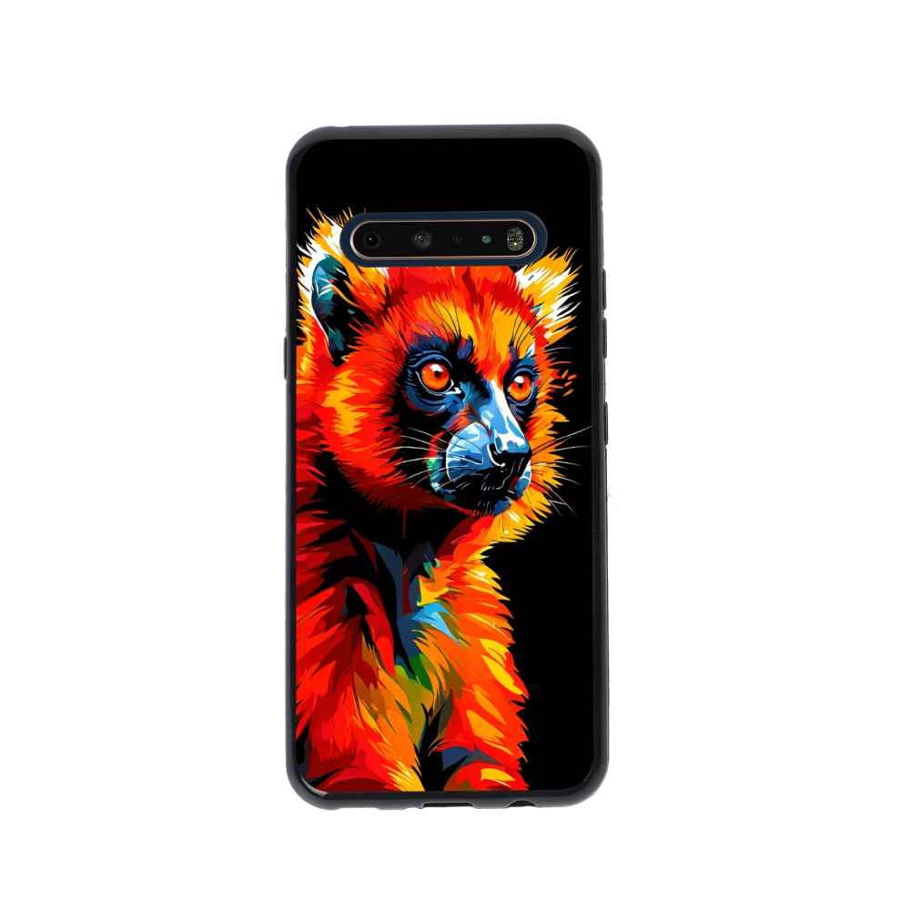 colorful-Red-Ruffed-Lemur-415 phone case for LG V60 ThinQ 5G for Women ...