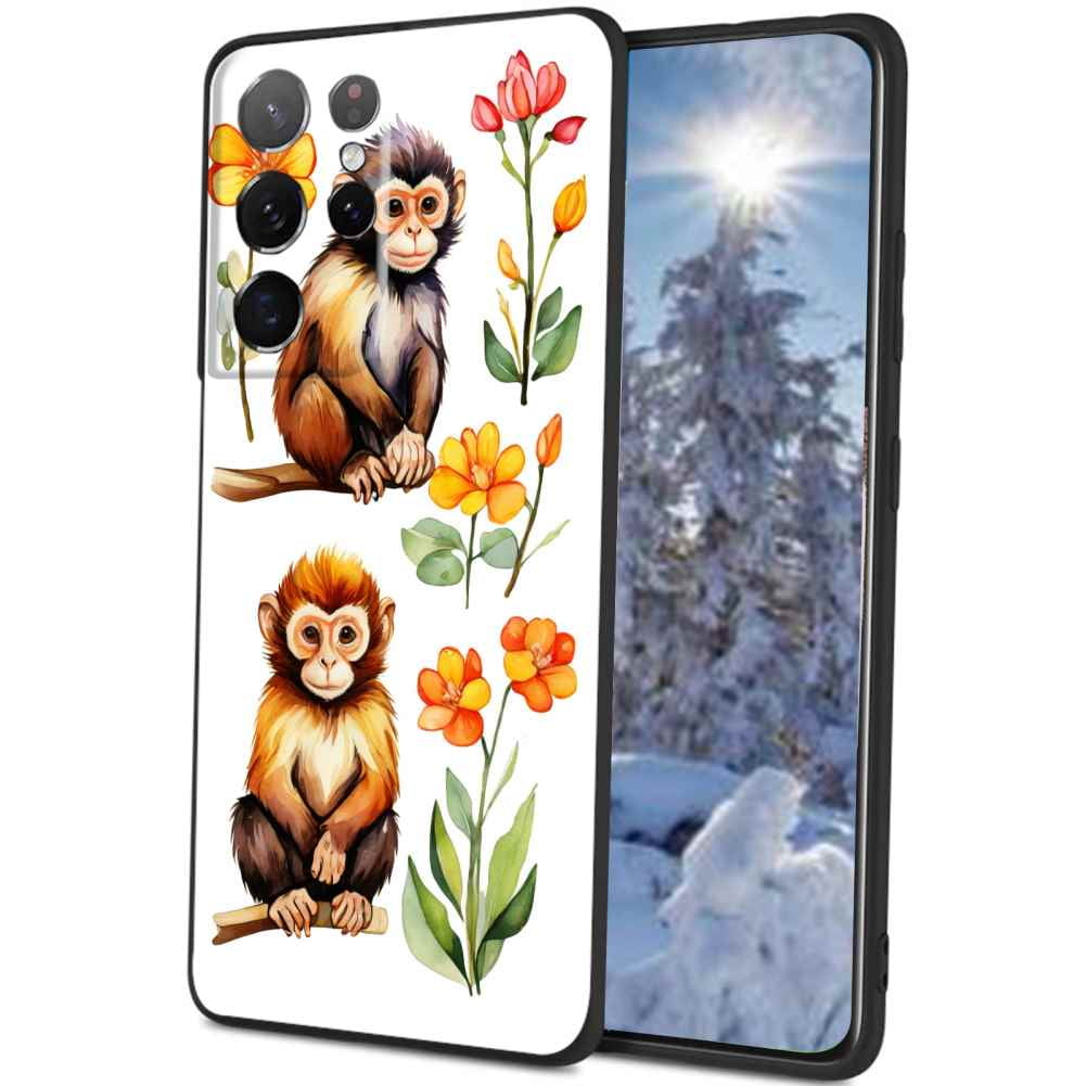 colorful-Tufted-Capuchin-532 Phone Case, Designed for Samsung Galaxy ...