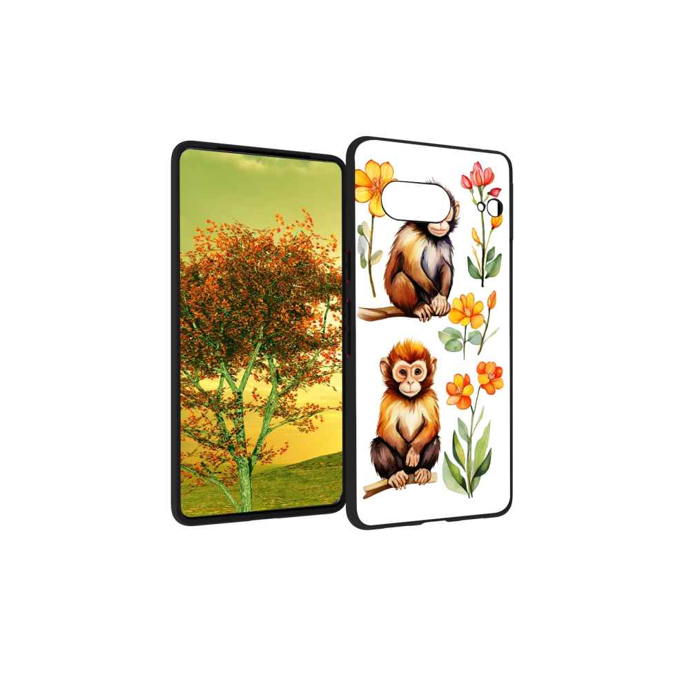 colorful-Tufted-Capuchin-532 Phone Case, Designed for Google Pixel 7 ...