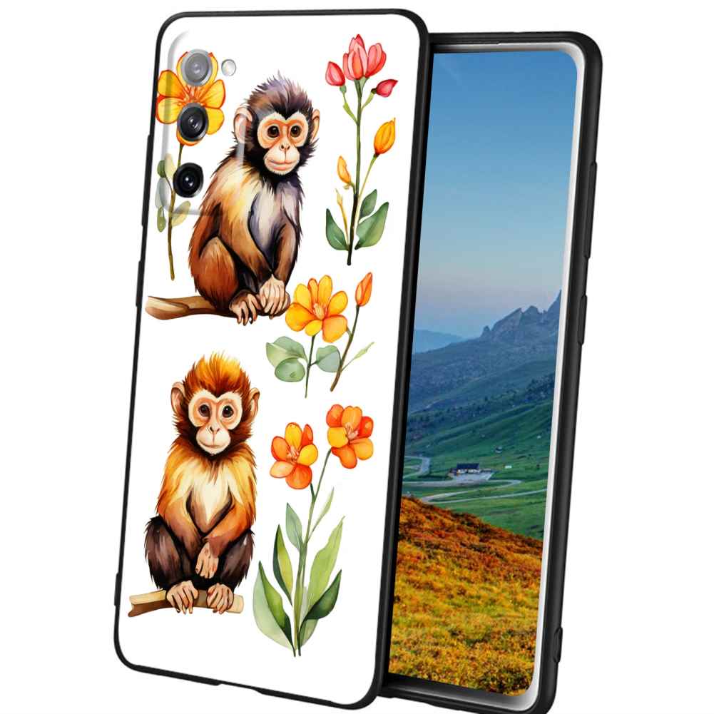 colorful-Tufted-Capuchin-532 Phone Case, Designed for Samsung Galaxy ...
