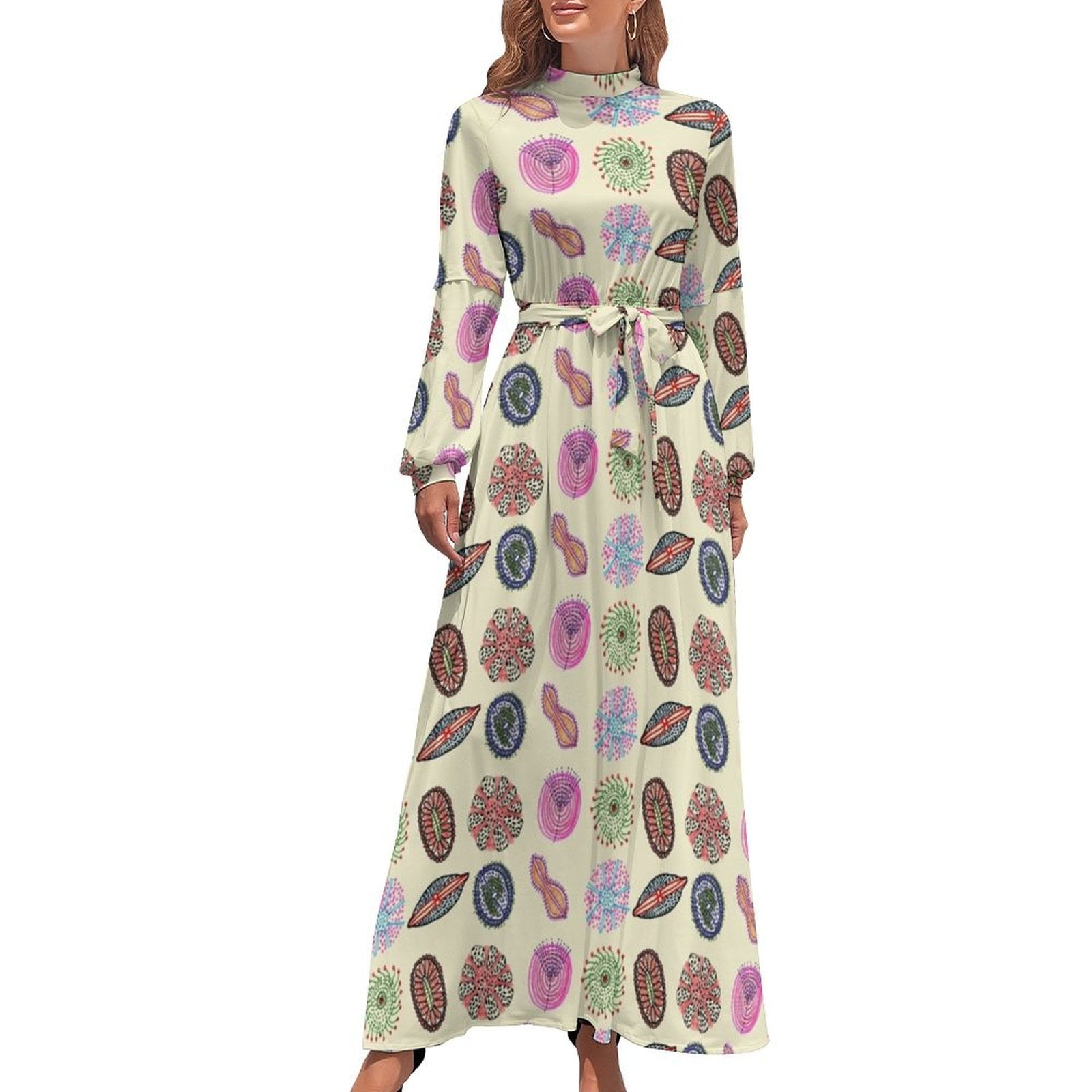 colorful cells Long Dress long dresses for women summer dresses women ...