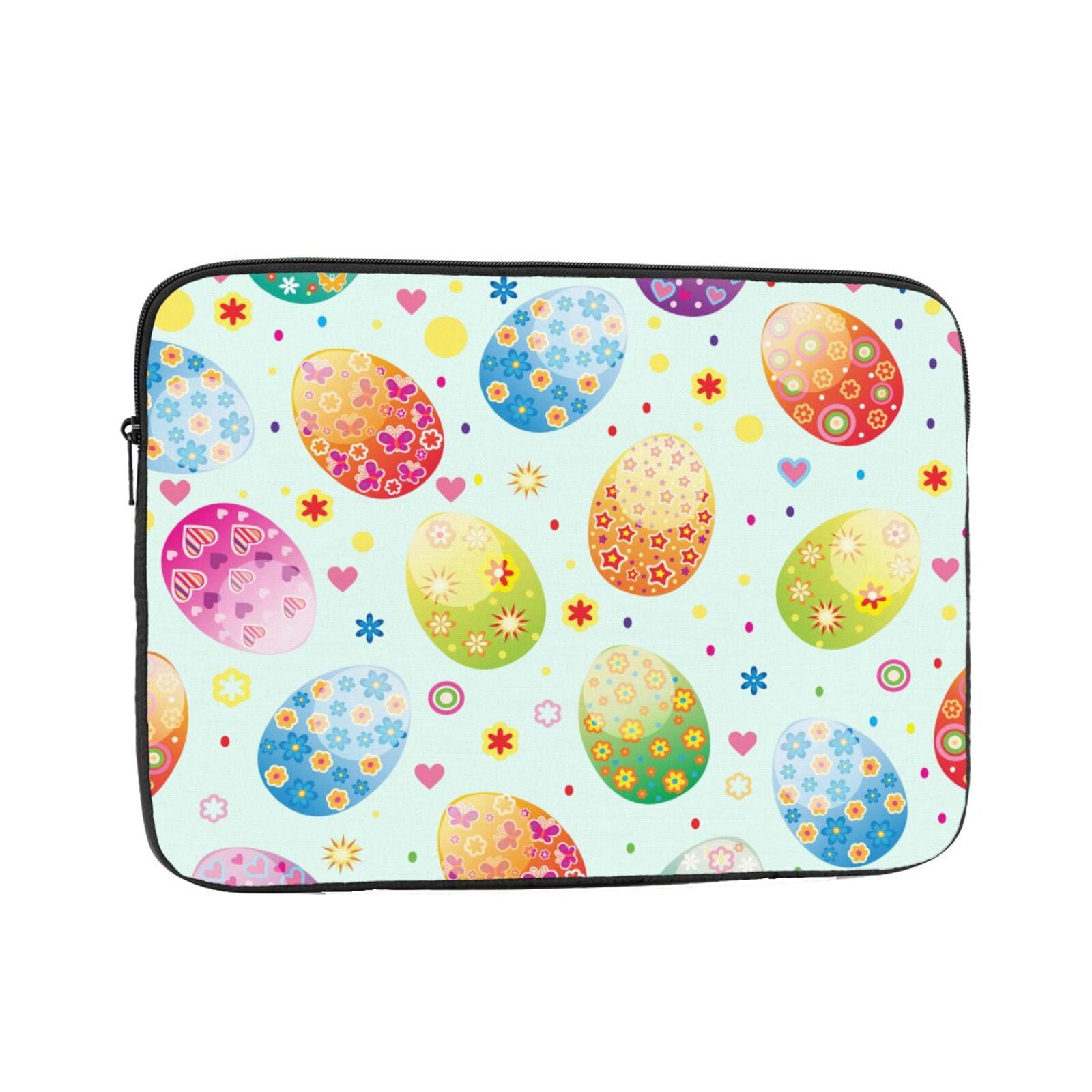 colorful eggs 17 inch Portable Laptop Sleeve Compatible with MacBook ...