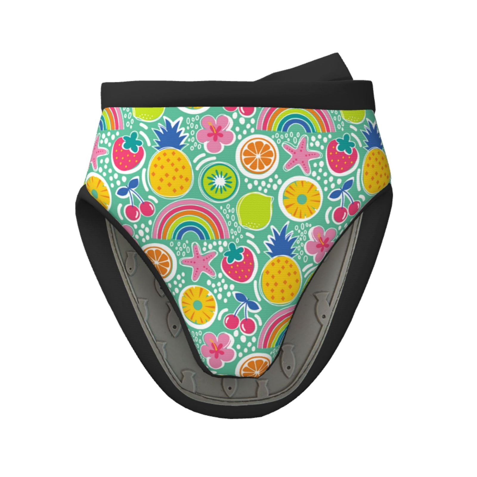 colorful fruit rainbow Oven Mitts Heat Resistant, Soft Lining Silicone ...