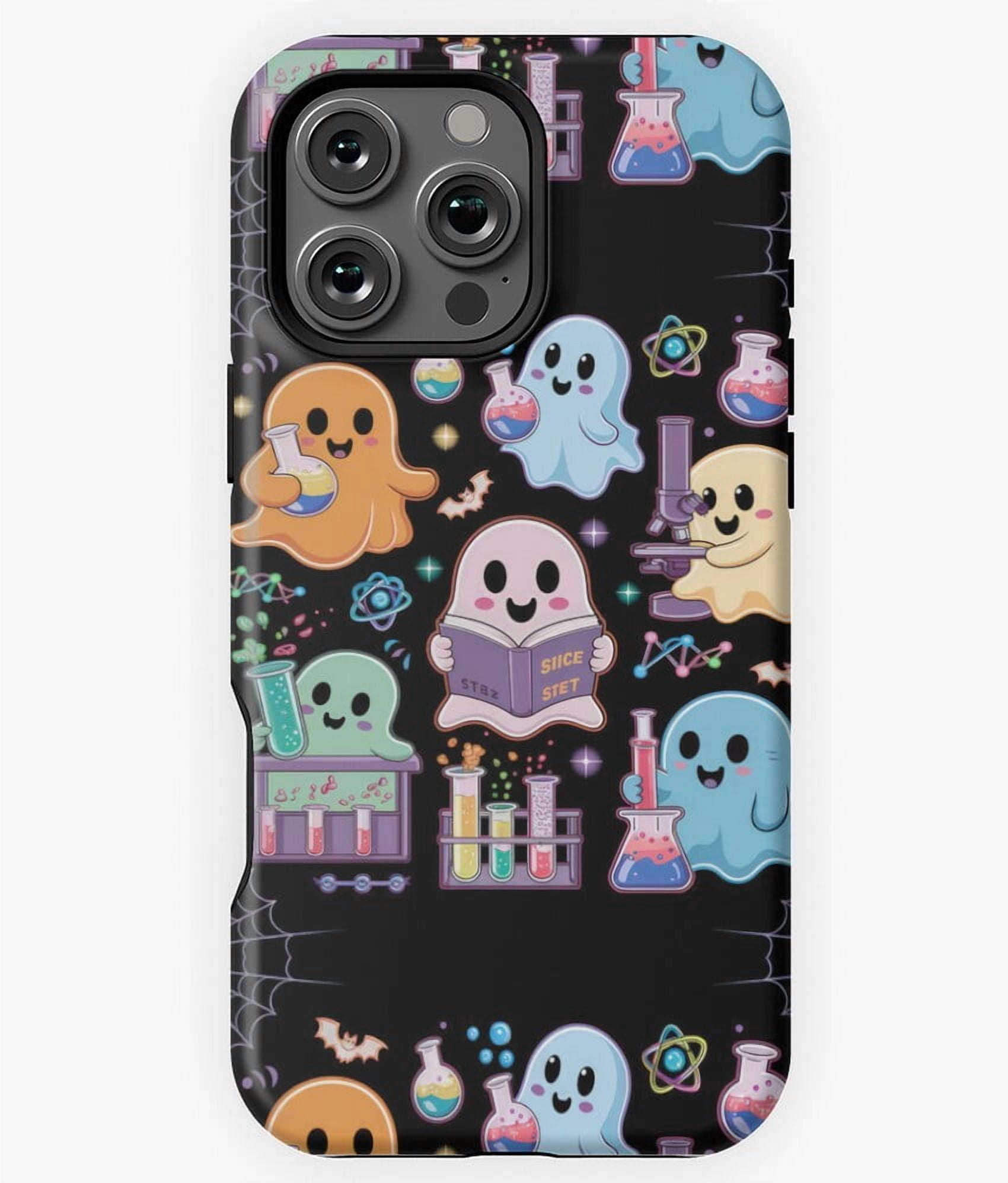 colorful funny halloween Ghosts Chemical Lab Pattern halloween Ghosts ...