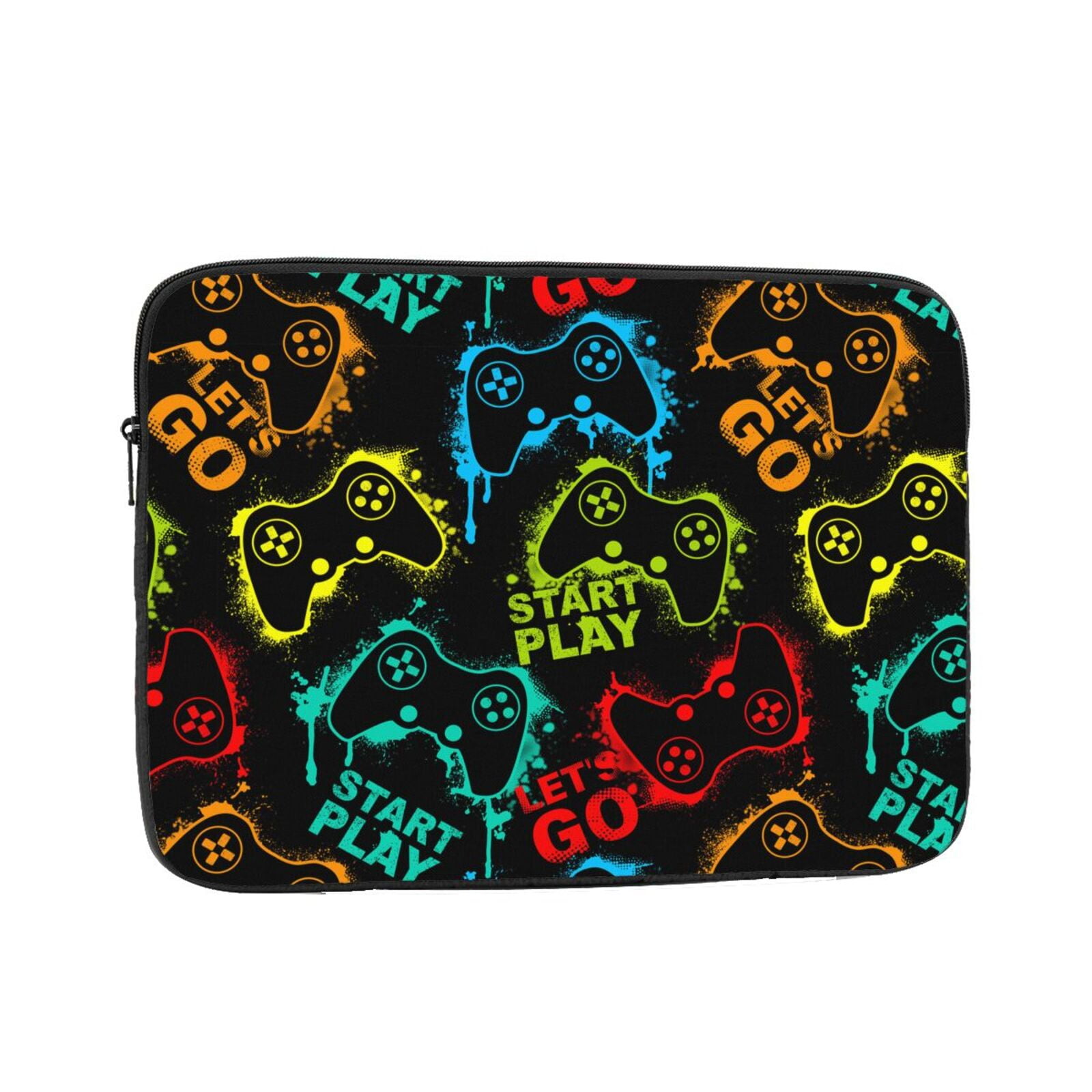colorful silhouettes joystick Portable Laptop Sleeve Compatible with ...
