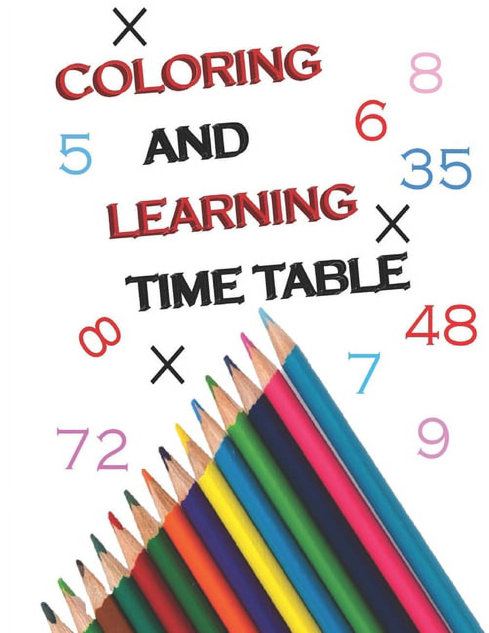 coloring and learning times tables: Fun and Simple Step-by-Step to ...
