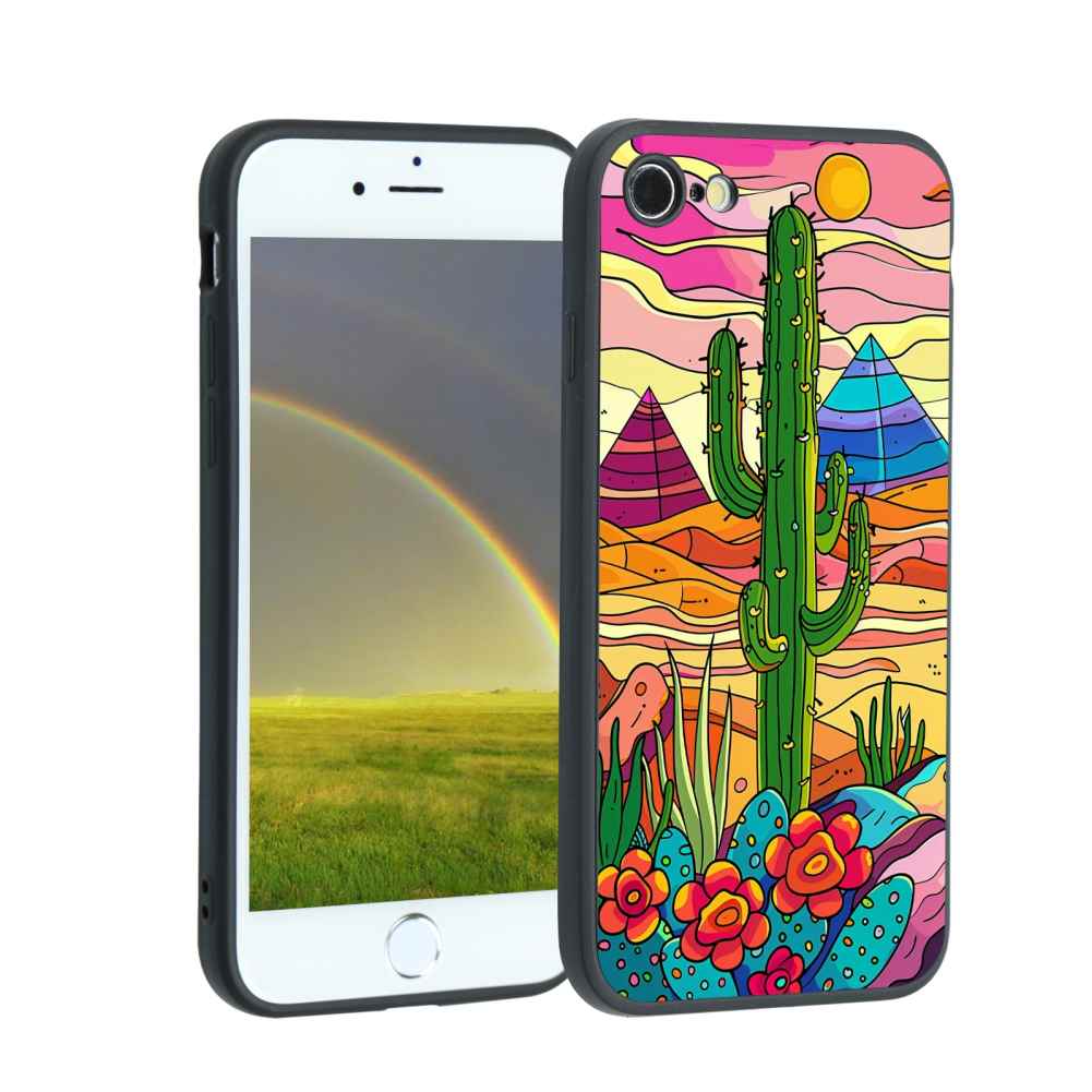 coloring-book-cover-cactus-4 phone case for iPhone SE for Women Men ...