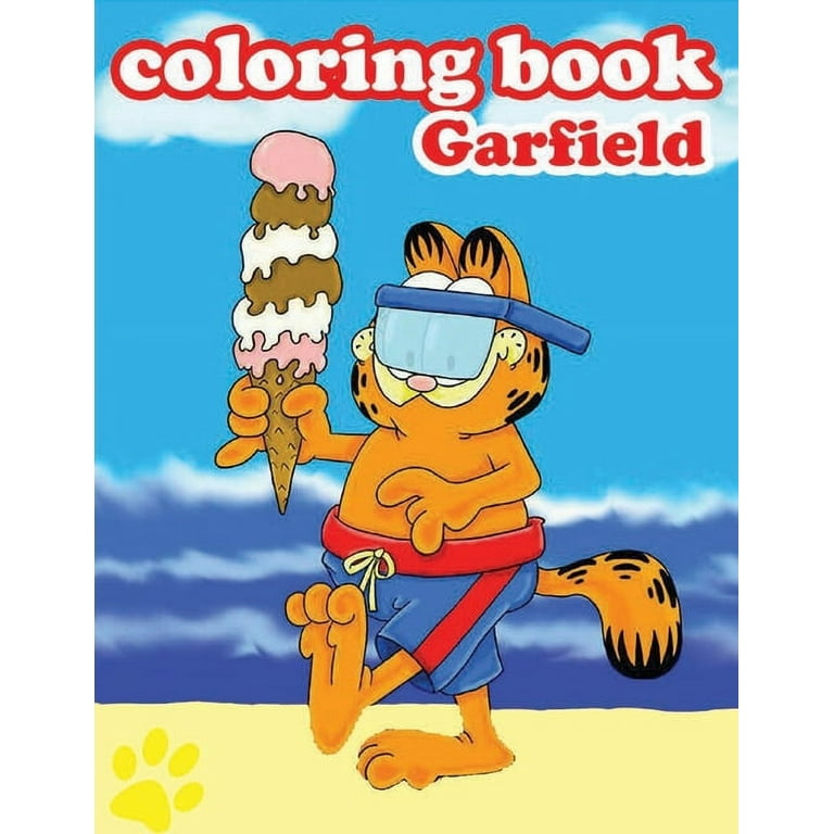 garfield coloring book