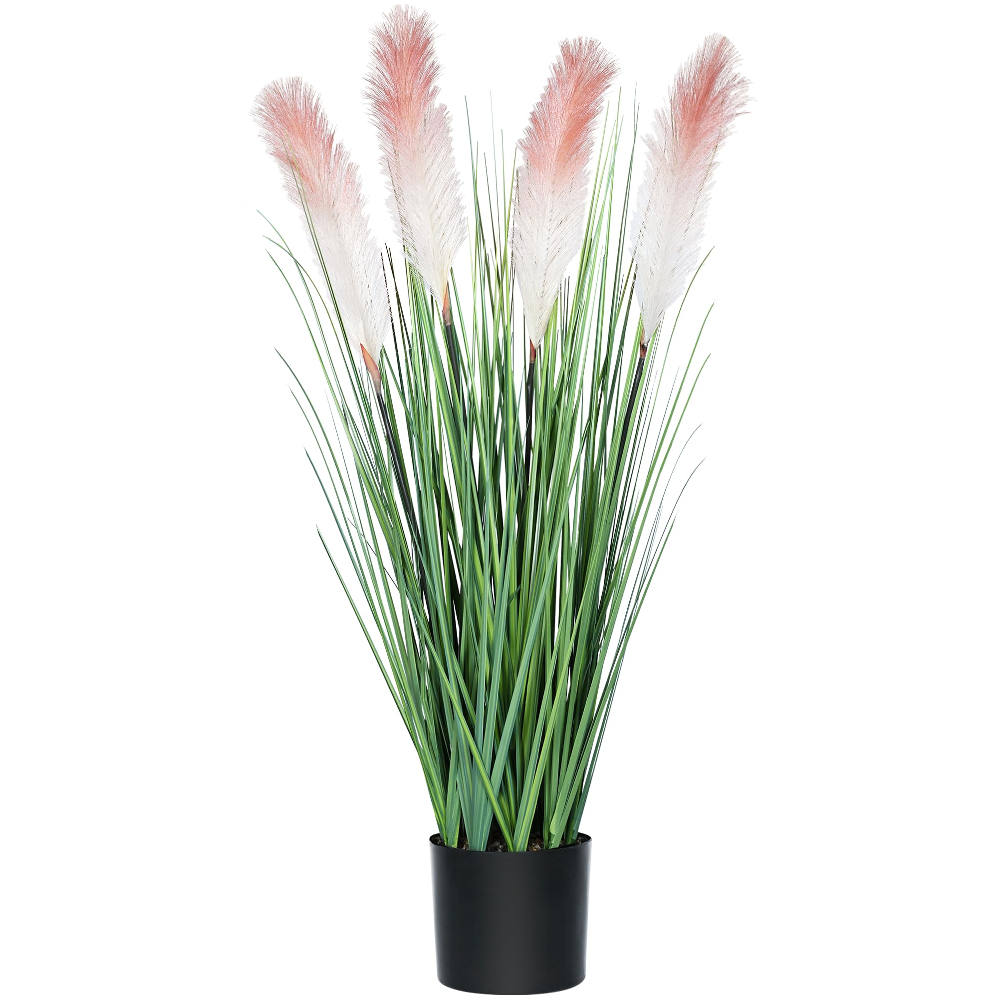colorspec 33 Inch Tall Artificial Plants Indoor, Reed Pampas Onion ...