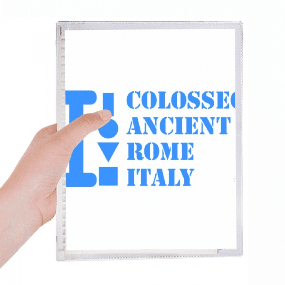 colosseo ancient roman italy notebook loose diary refillable journal ...