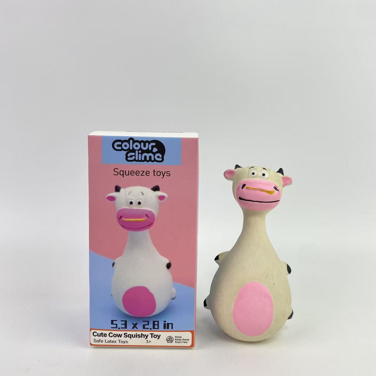colour slime Squeeze toys,Squawking Latex Toy with Interactive Squeaker ...
