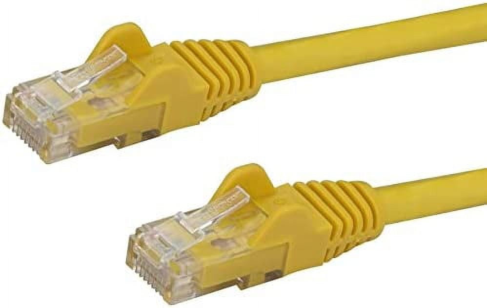 .com 12ft CAT6 Ethernet Cable - Yellow CAT 6 Gigabit Ethernet Wire ...