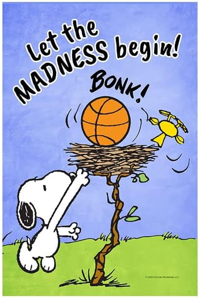 .com, PEANUTS®, PEANUTS® Snoopy Basketball Madness – House Flag 28" x ...