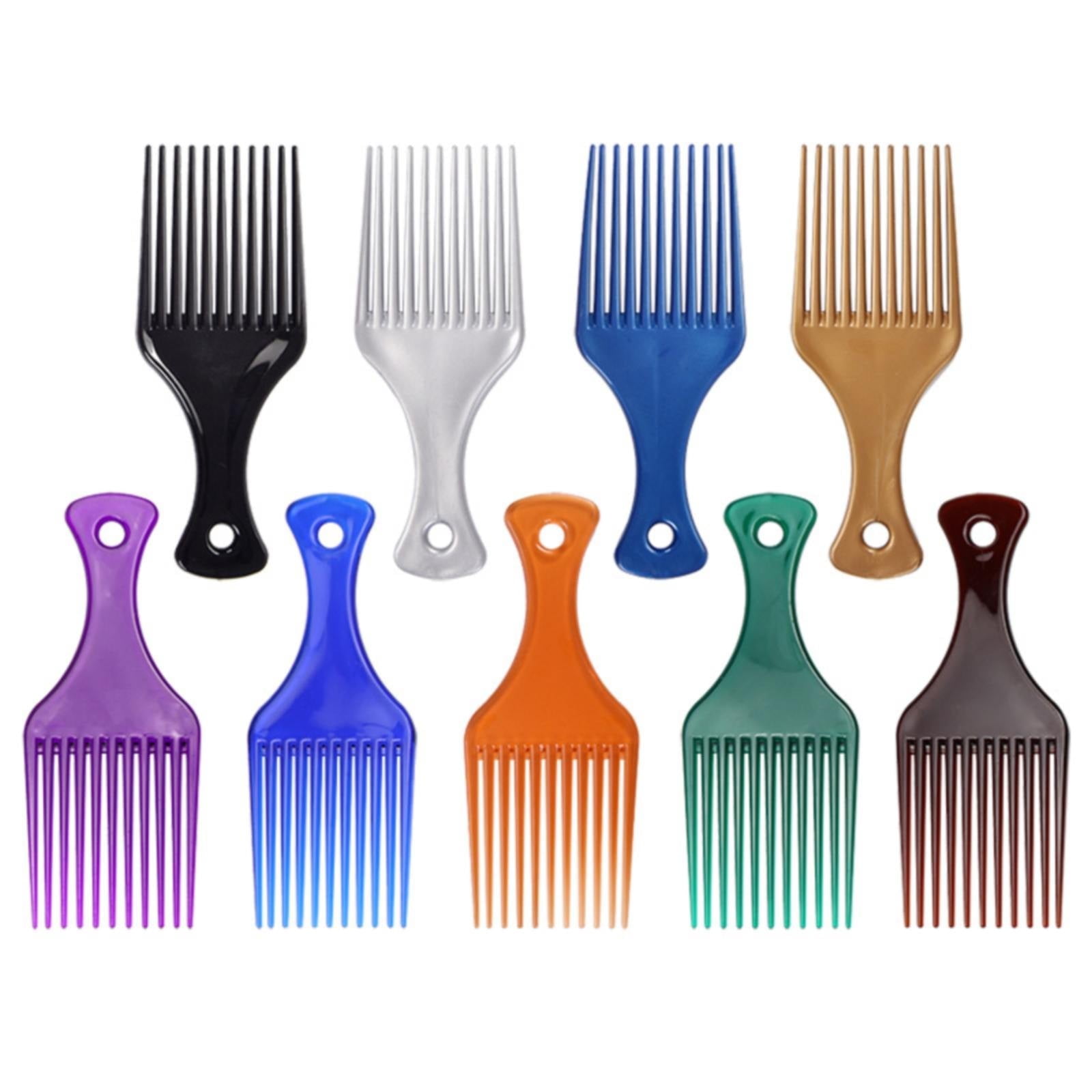combs for women 1 Pack Hair Picks For Curly Hair 6.3 Inch Plastic Pick ...
