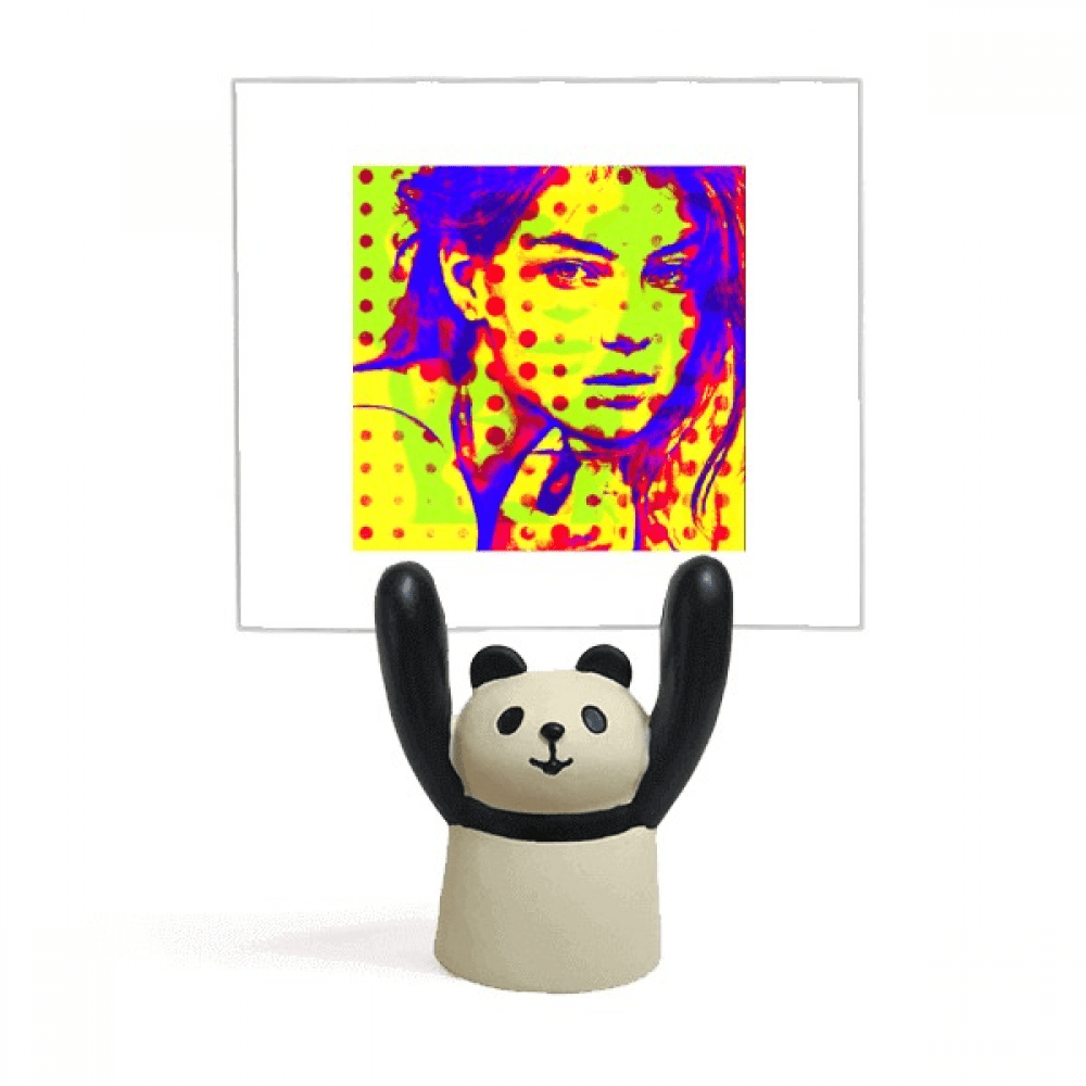 comely frail simple countenance Memo Holder Cartoon Animal Panda Stand ...