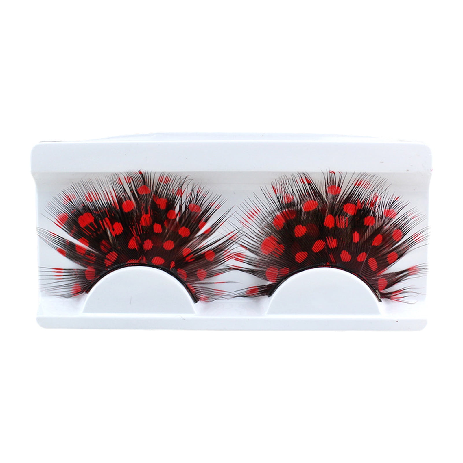 comerut 1 Pair 3D Colorful Fake Lashes Natural & Dense Blue Color ...
