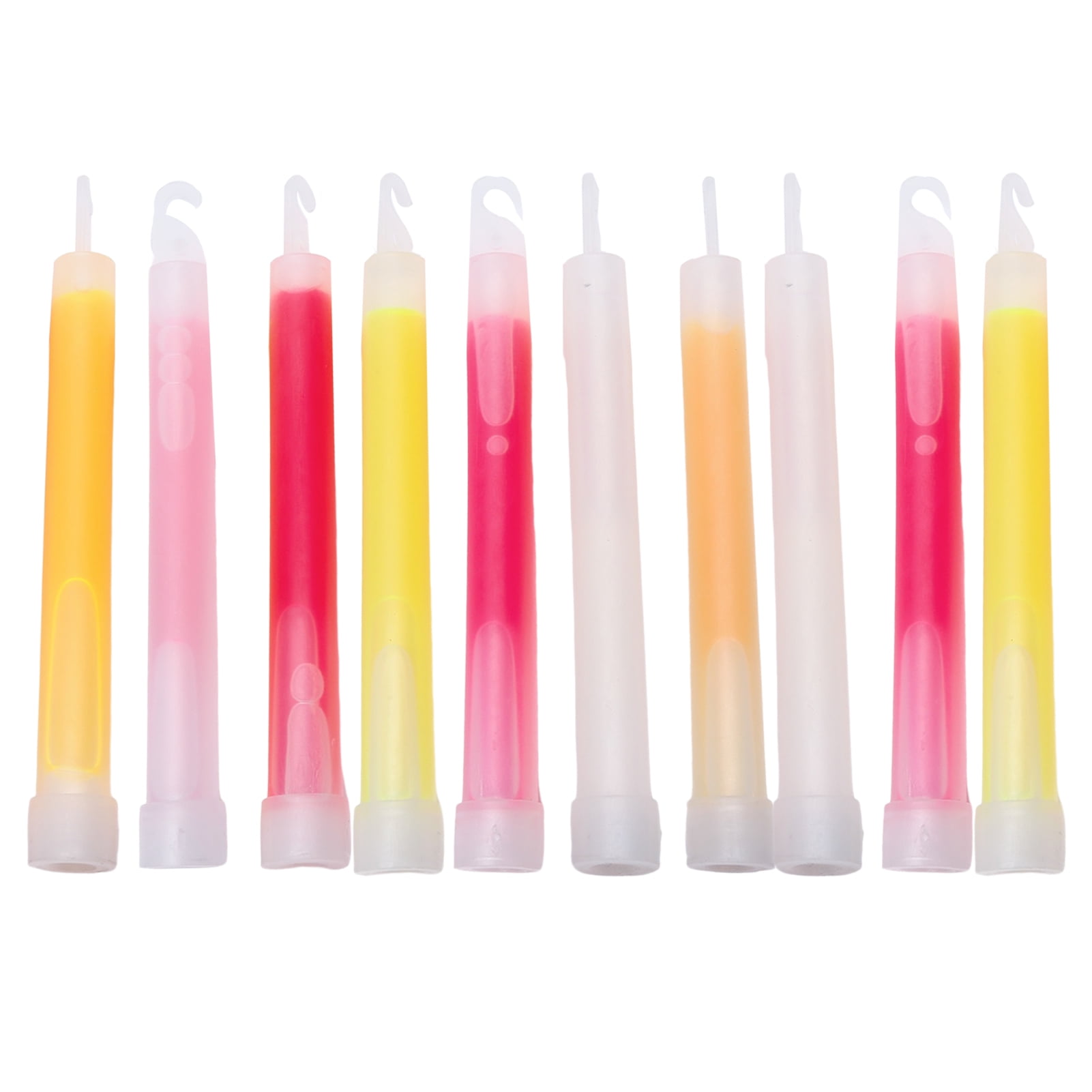 comerut 10Pcs Kids Glowing Sticks Toy 6 Inches Long Ultra Bright ...