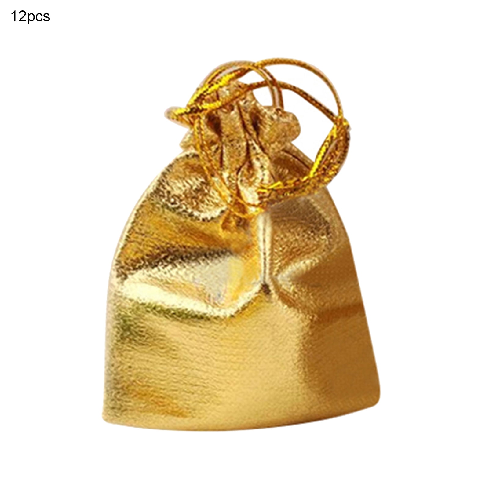 comerut 12Pcs/Set Eco-friendly Fine Texture Jewelry Pouch Fabric ...