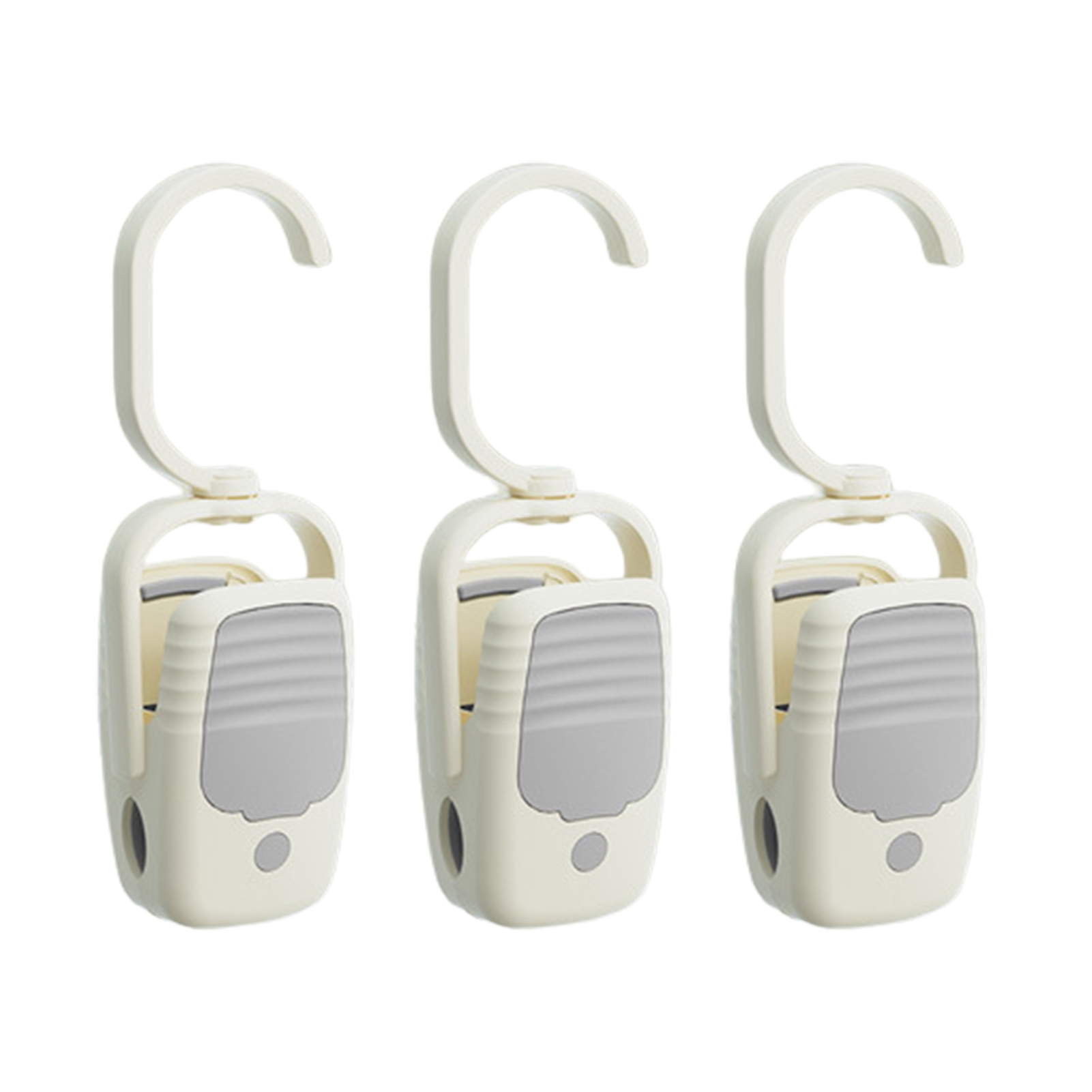 comerut 3 Pcs Plastic Clips with Hanging Hook Anti-slip Great Friction ...