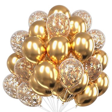 Packed Party "Shining In Silver" Silver Mylar and Confetti Balloon ...